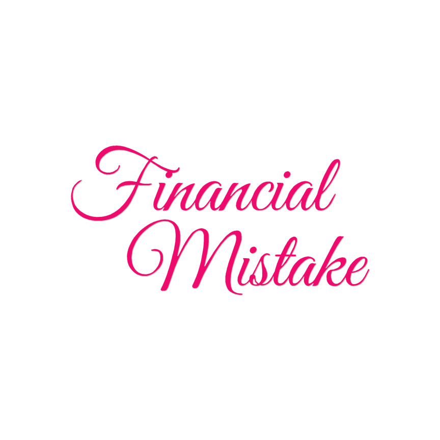 Financial Mistake - Vinyl Decal Sticker - Multiple Colors & Sizes ...
