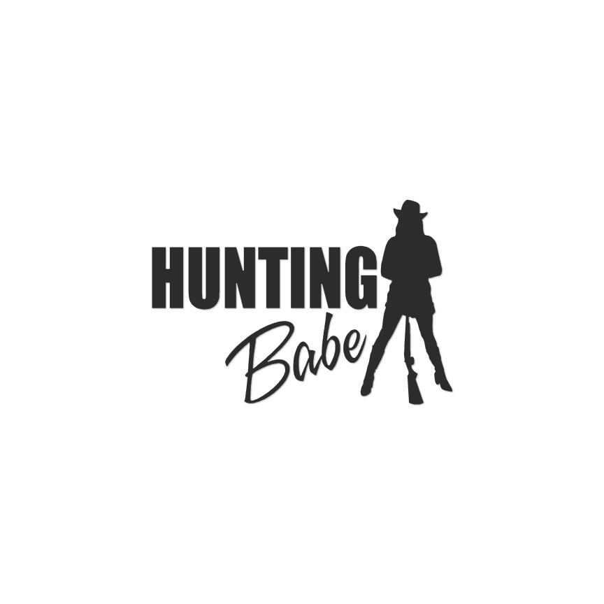 Hunting Babe Huntress - Vinyl Decal Sticker - Multiple Color & Sizes ...