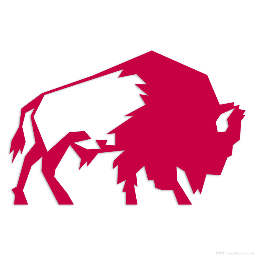 Bison Buffalo - Decal Sticker - Multiple Colors & Sizes - ebn6898 | eBay