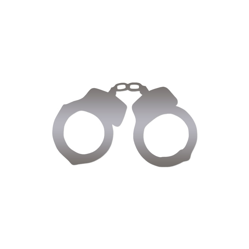 Handcuffs Cuffs Shackle - Decal Sticker - Multiple Color & Sizes ...