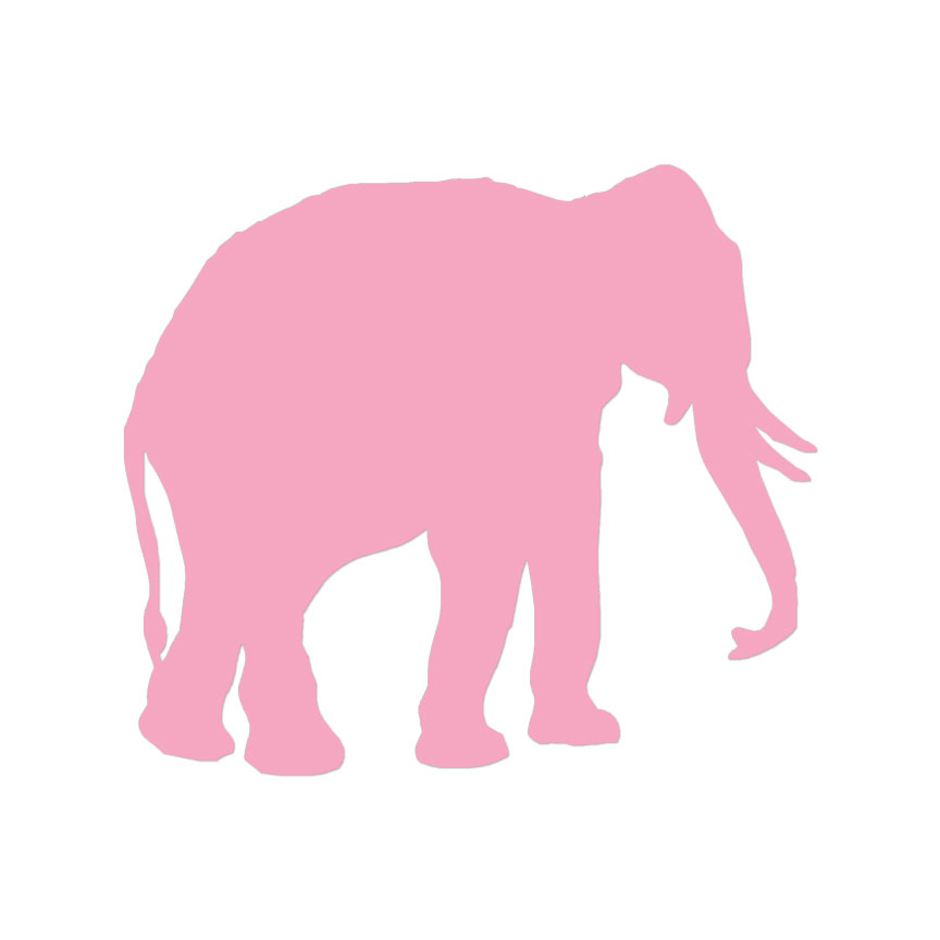 Elephant Trunk Tusk - Vinyl Decal Sticker - Multiple Colors & Sizes ...