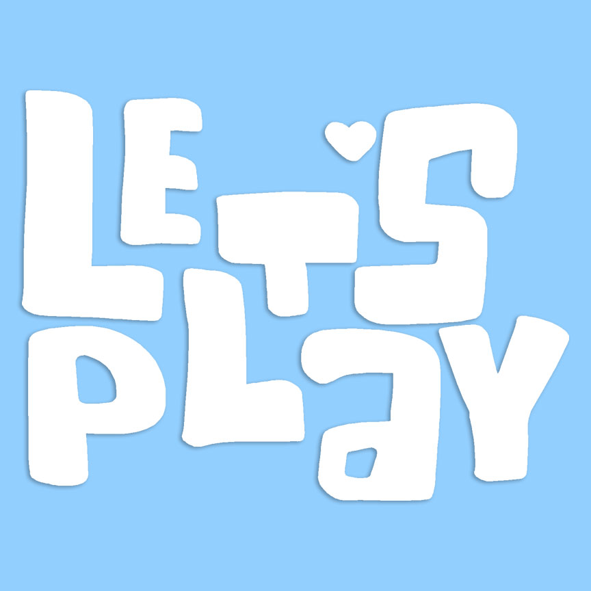 Let's Play - Decal Sticker - Multiple Colors & Sizes - ebn6491 | eBay