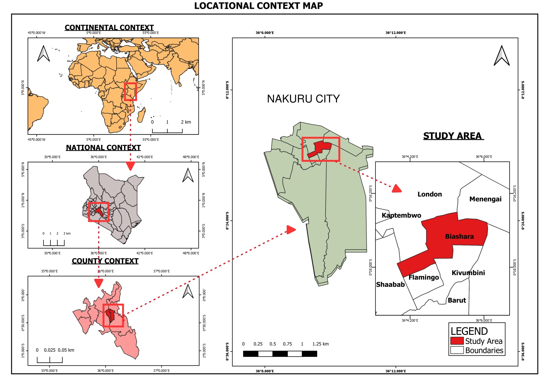 NAKURU COUNTY LOCATION CONTEXT MAP | Spatialnode