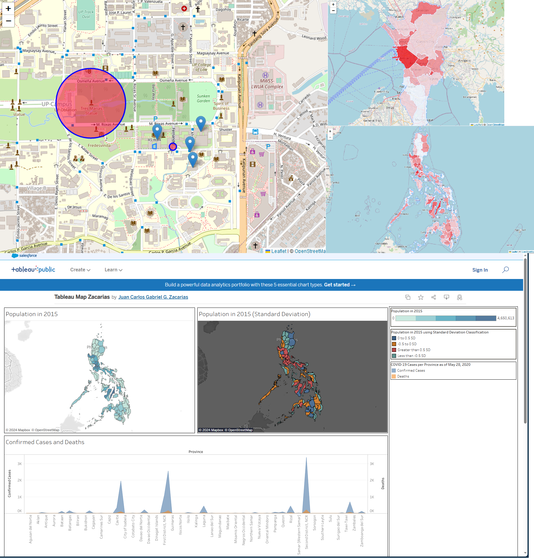 Working with Tableau and Leaflet JS | Spatialnode