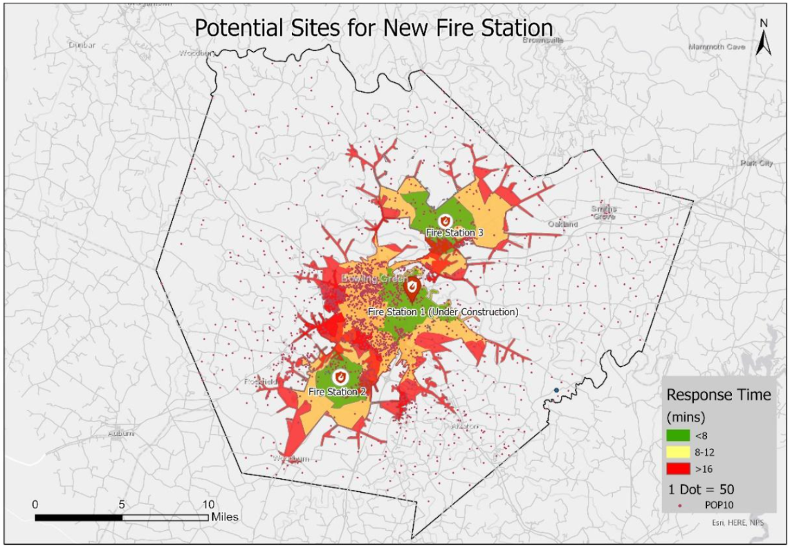 Site Selection for a New Fire Station | Spatialnode