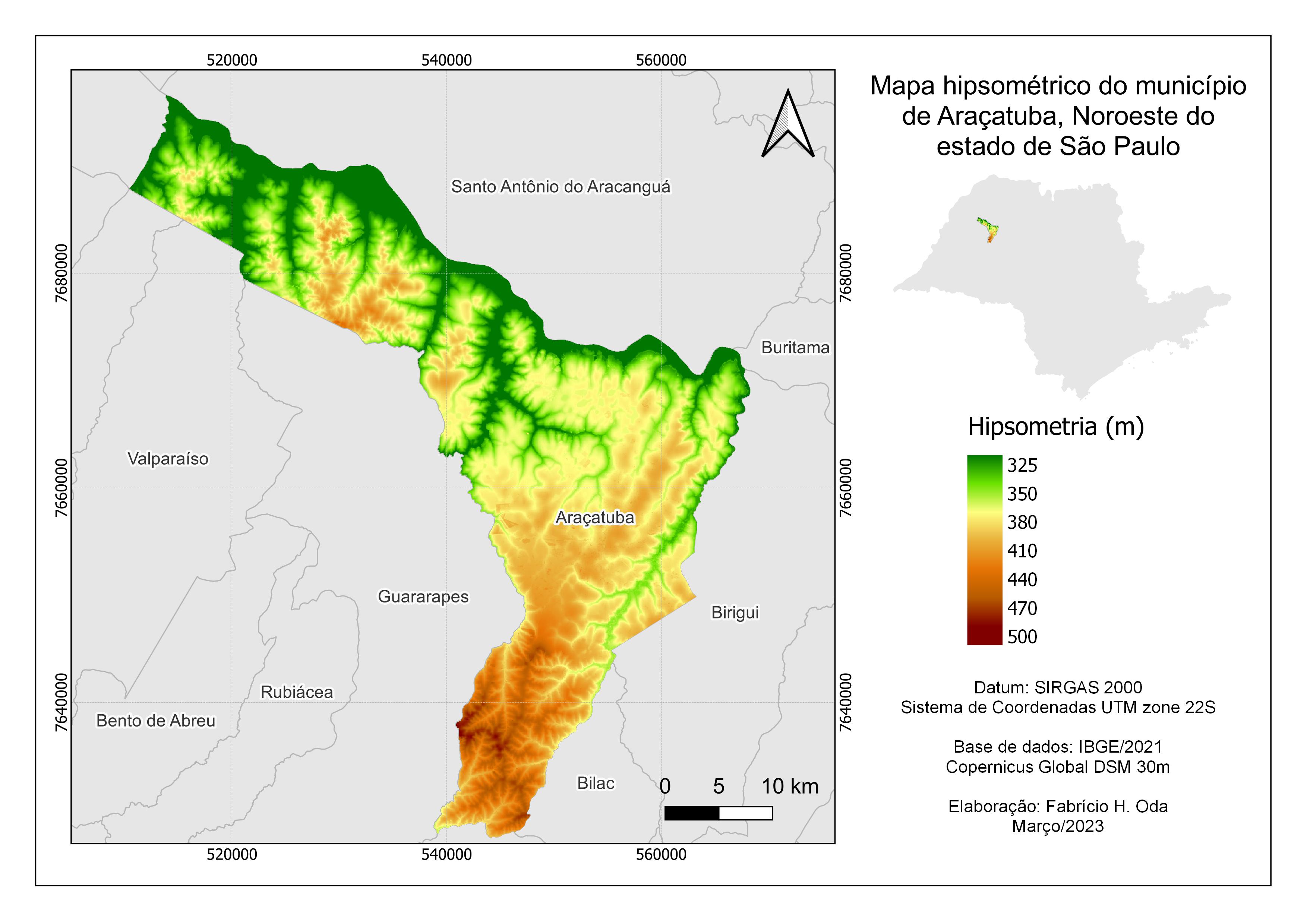 Advanced map (analytical) - Hypsometric | Spatialnode