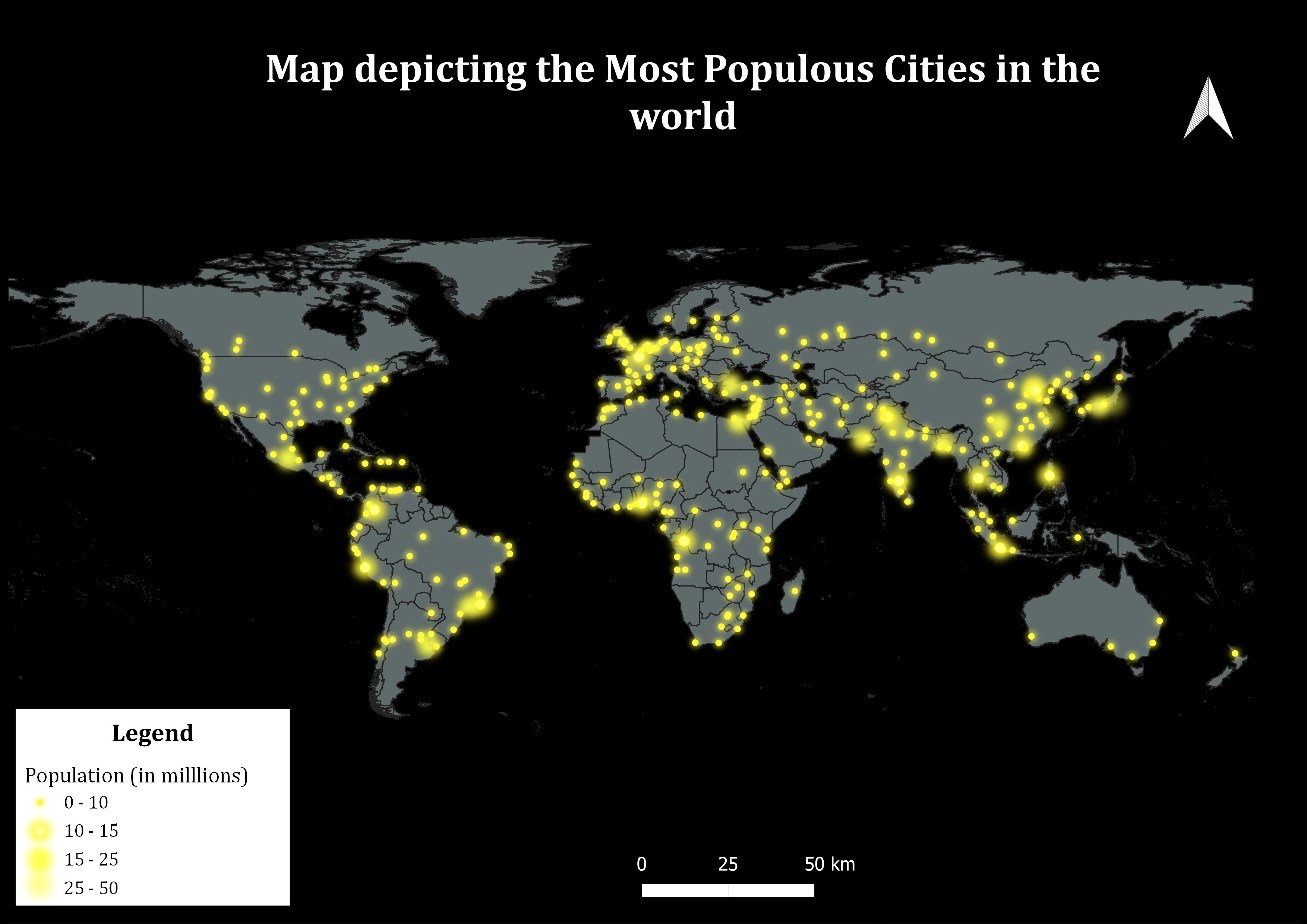 Most Populous Cities in the World | Spatialnode