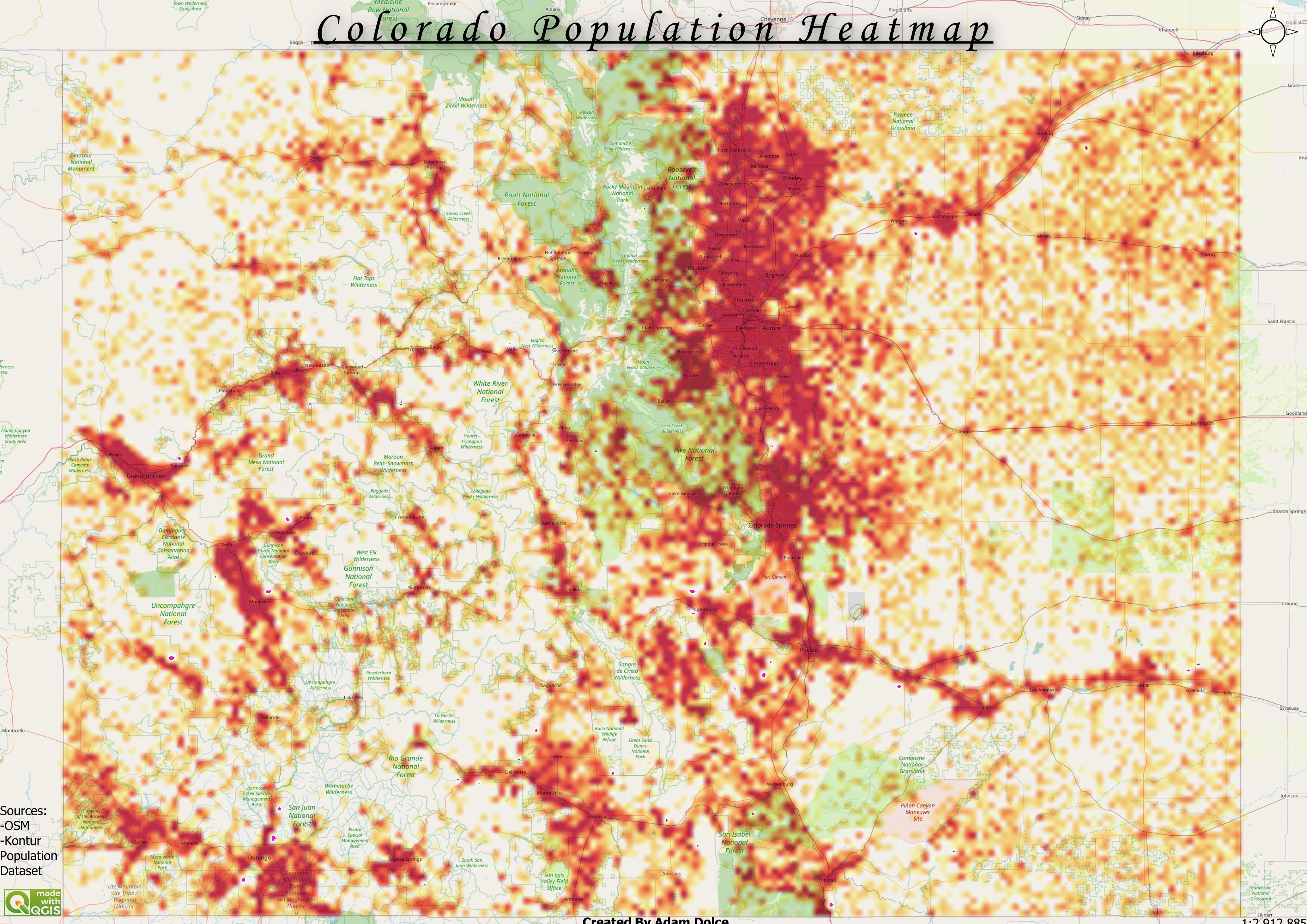 Colorado Population | Spatialnode