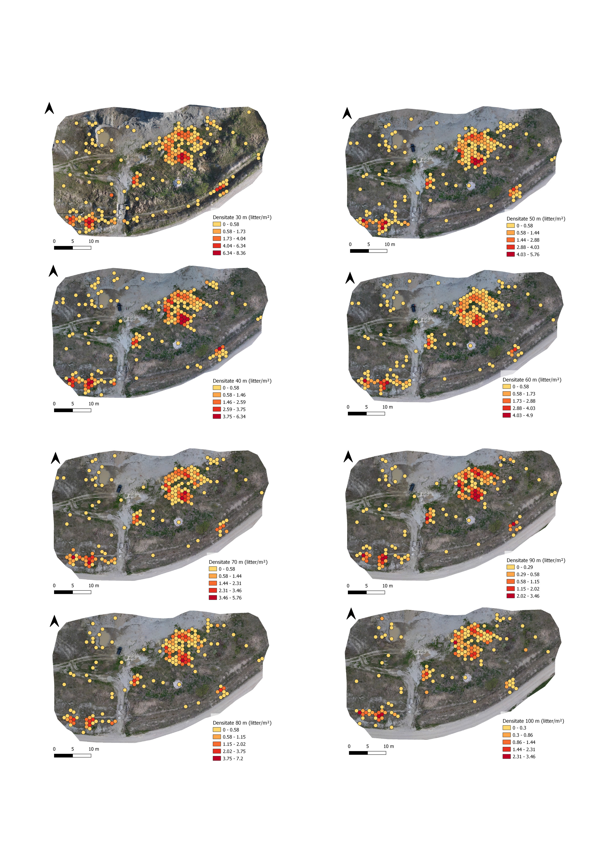Density maps of illegal waste dumps | Spatialnode