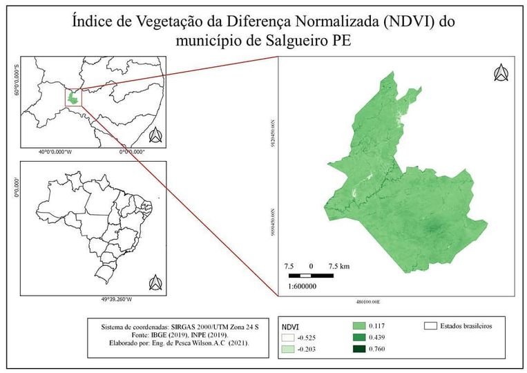 Mapa NDVI | Spatialnode