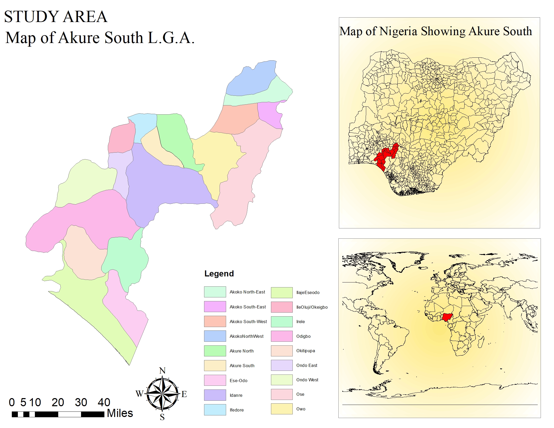 Base Map of Akure | Spatialnode