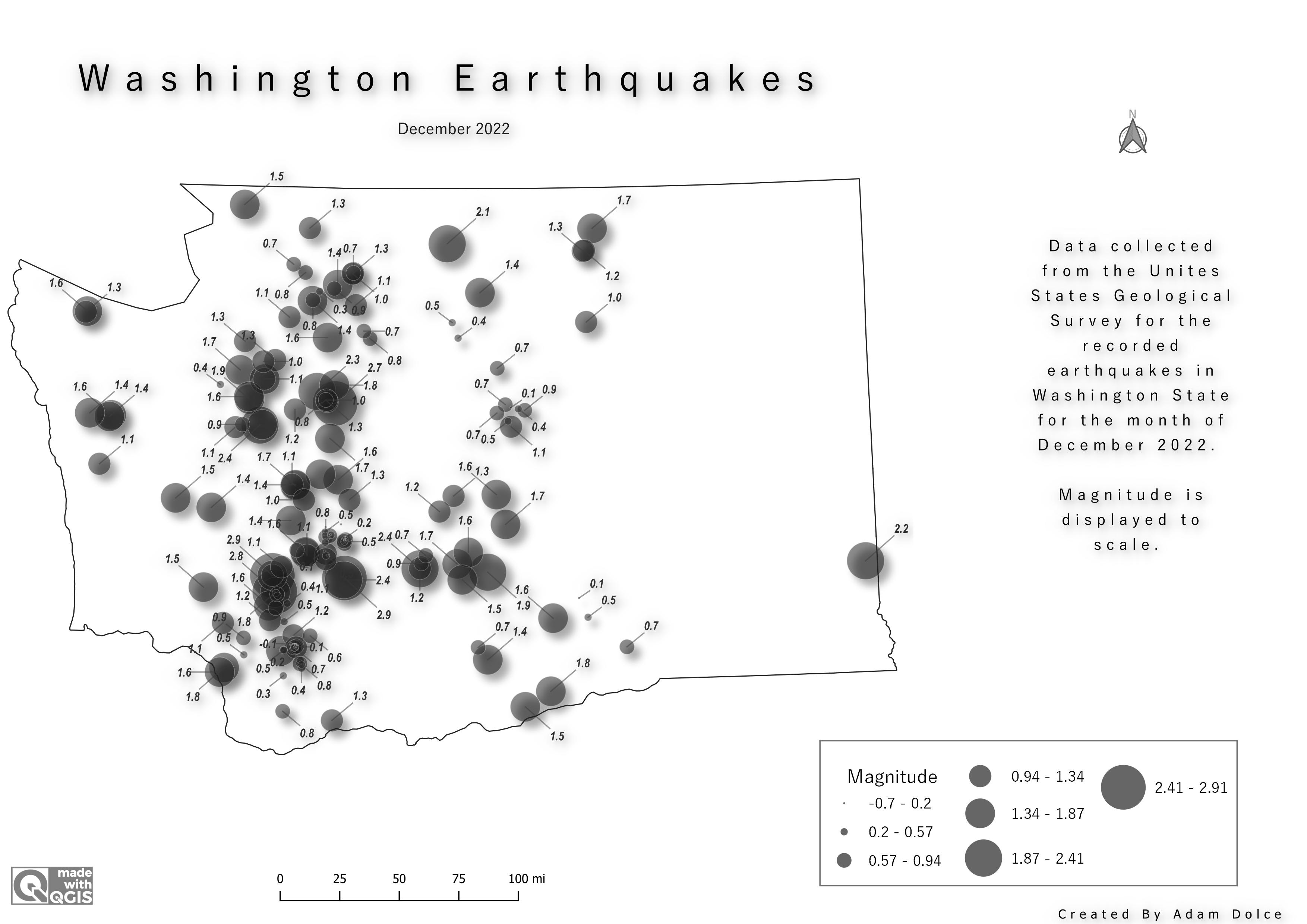 December 2022 Earthquakes | Spatialnode