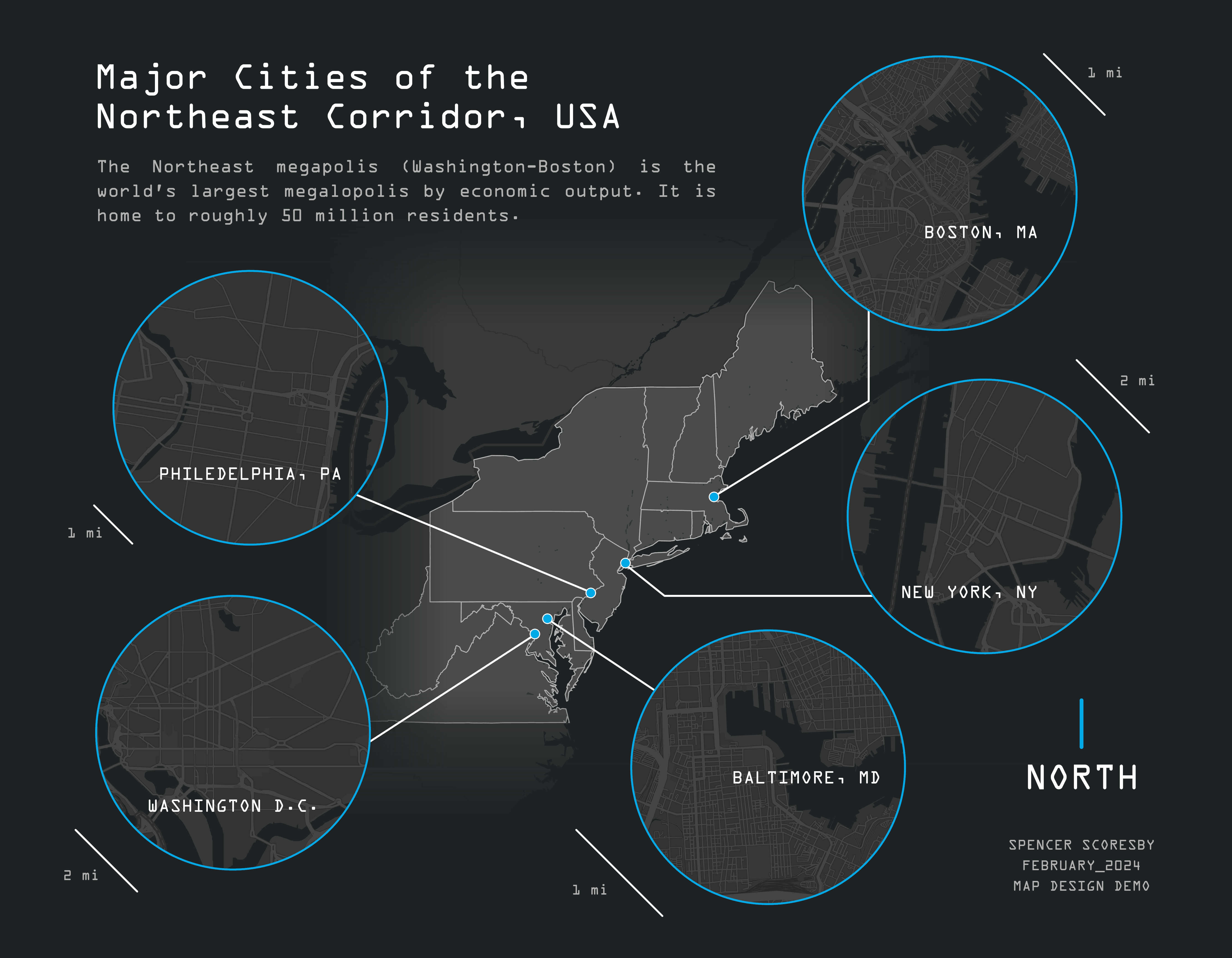 MAP DESIGN DEMOS - INTRO TO GIS | Spatialnode