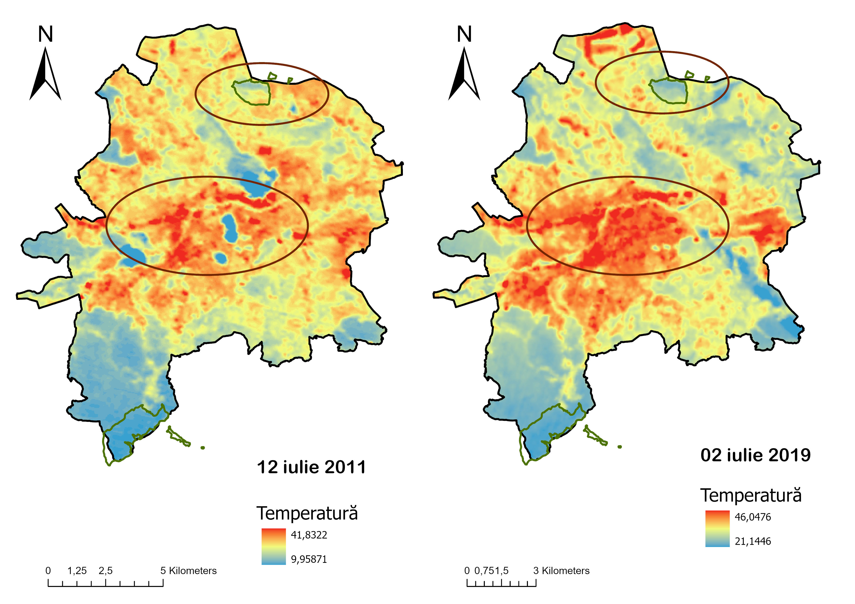 Land surface temperature | Spatialnode