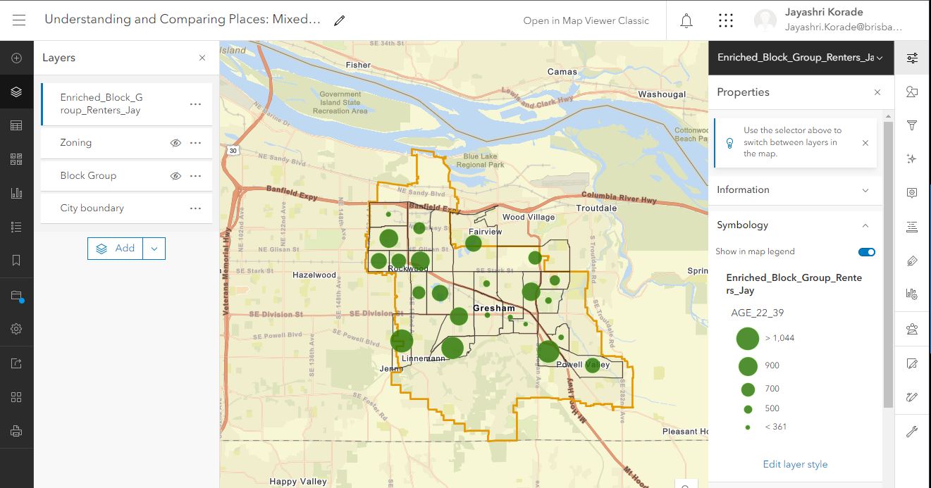 Renters in AGE_22_39 MOOC exercise map | Spatialnode