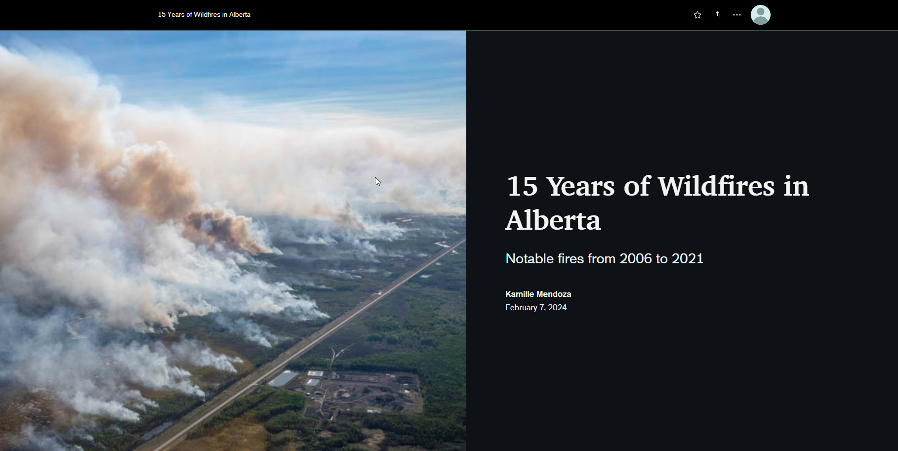 15 Years of Wildfires in Alberta | Spatialnode