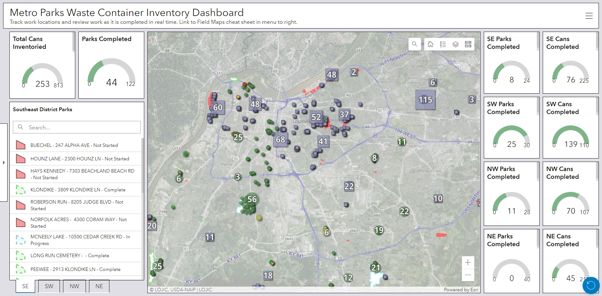 Waste Container Inventory | Spatialnode