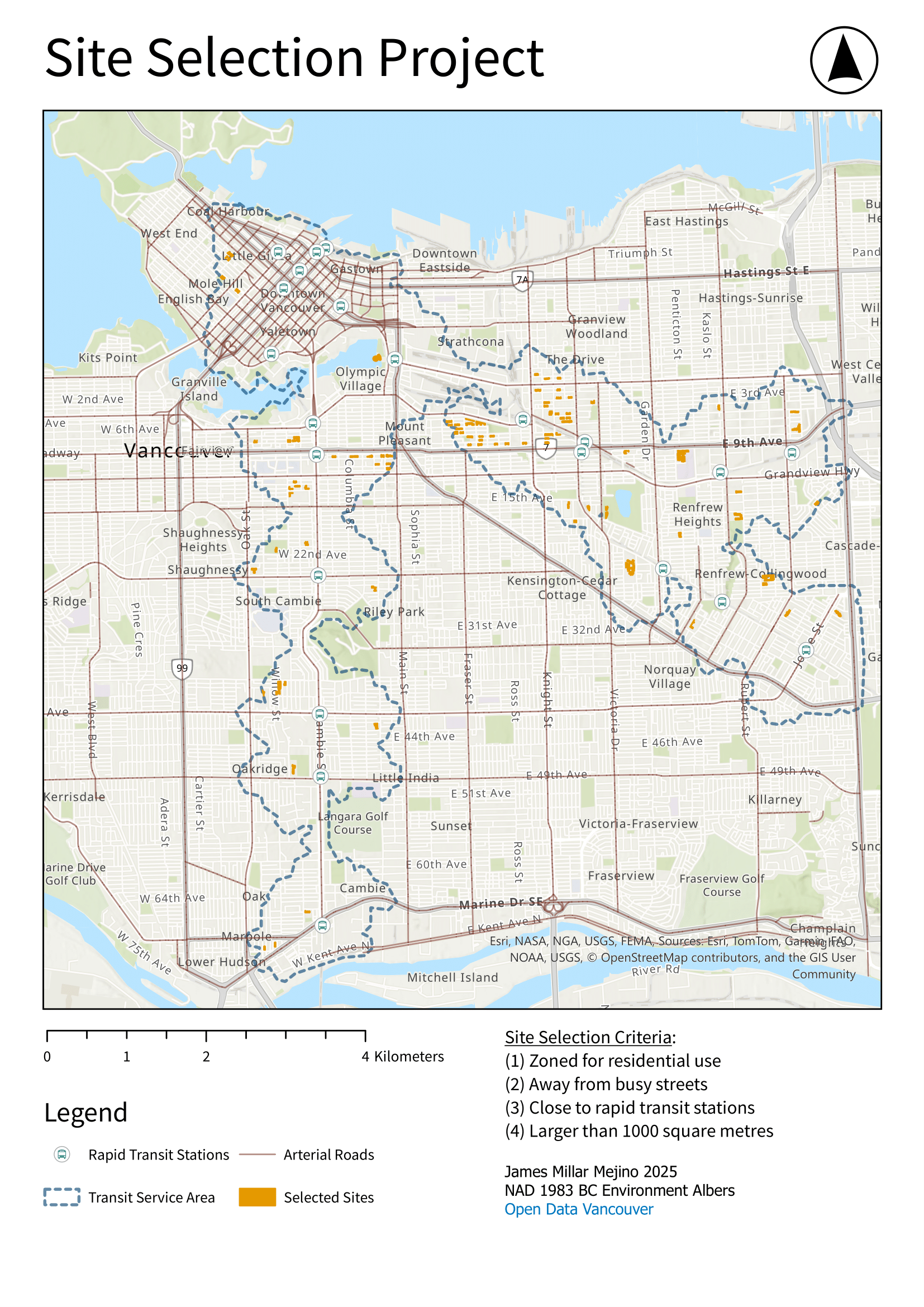 Site Selection Project | Spatialnode