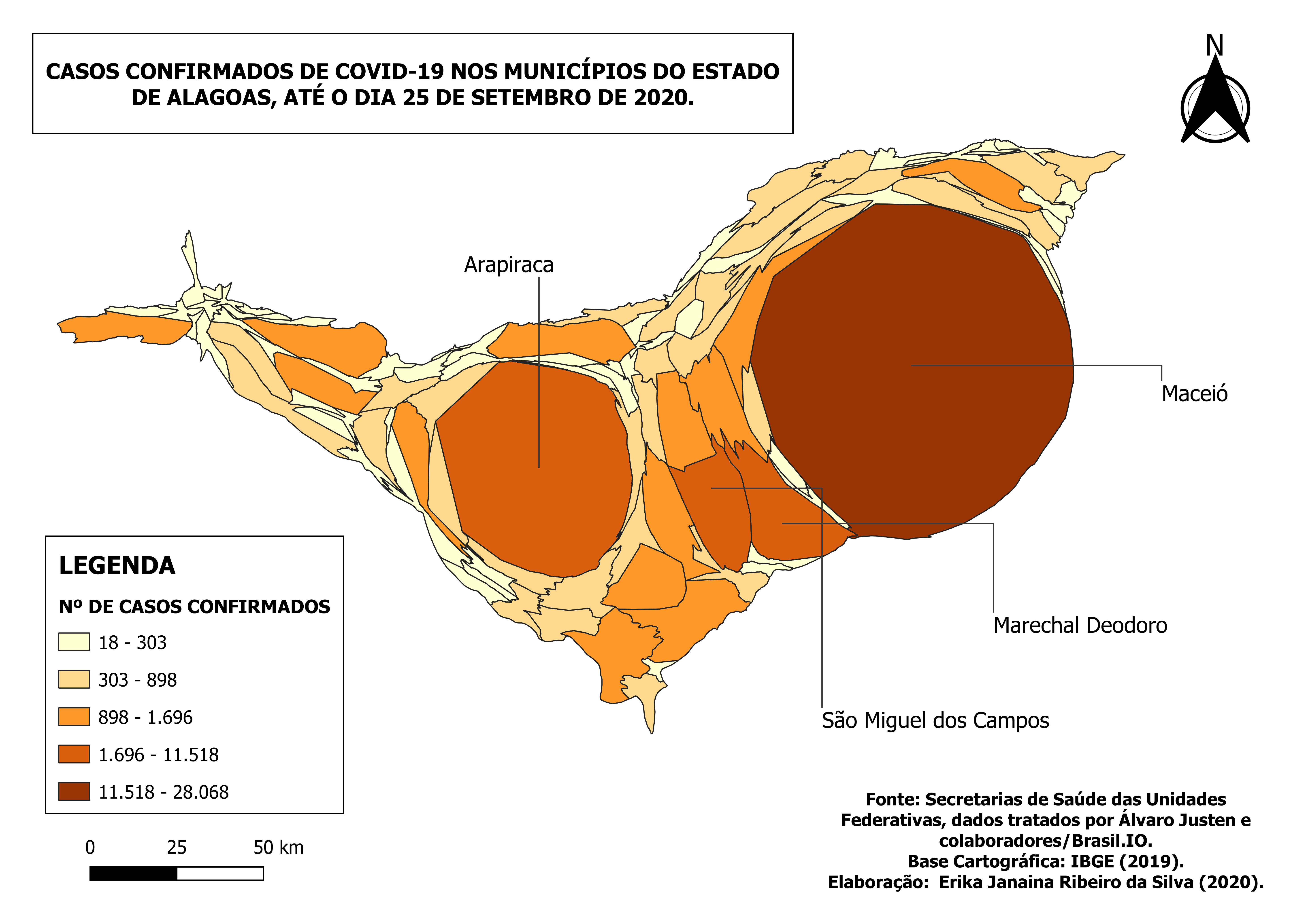 Mapa em Anamorfose sobre COVID-19 | Spatialnode