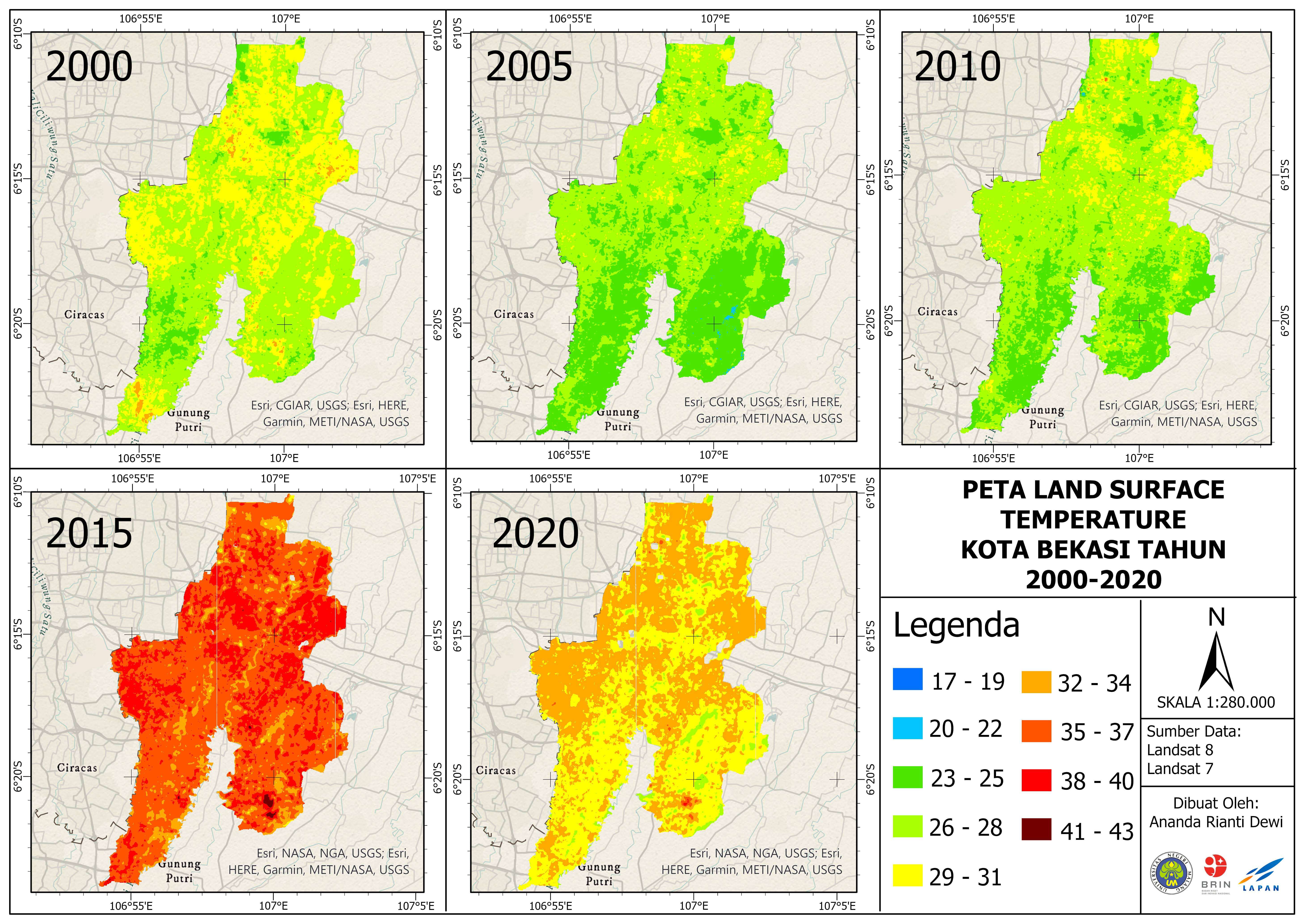 Land Surface Temperature Map | Spatialnode