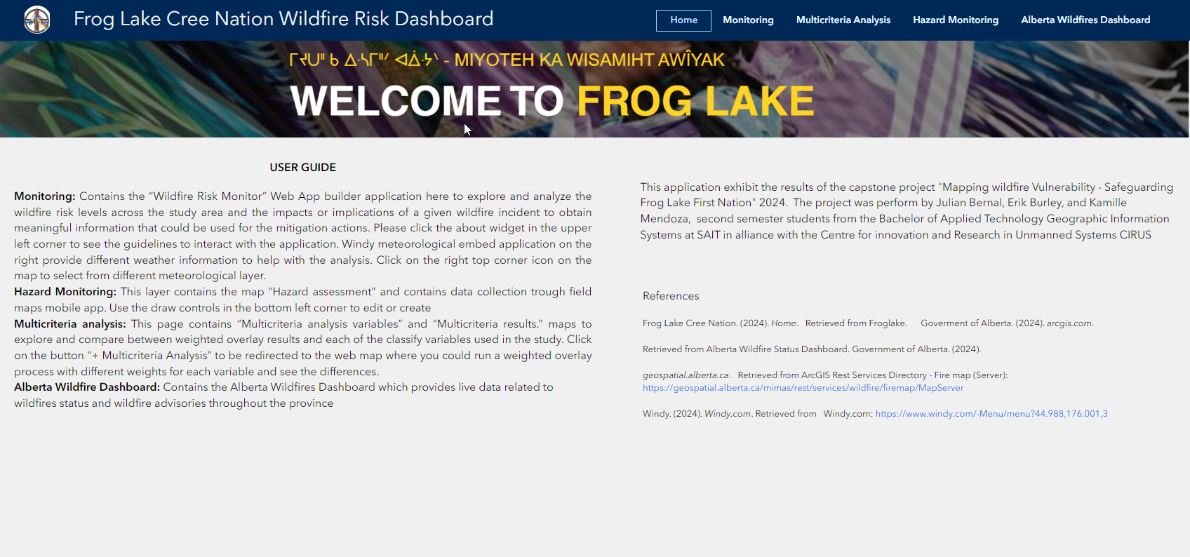Safeguarding Frog Lake First Nation | Spatialnode