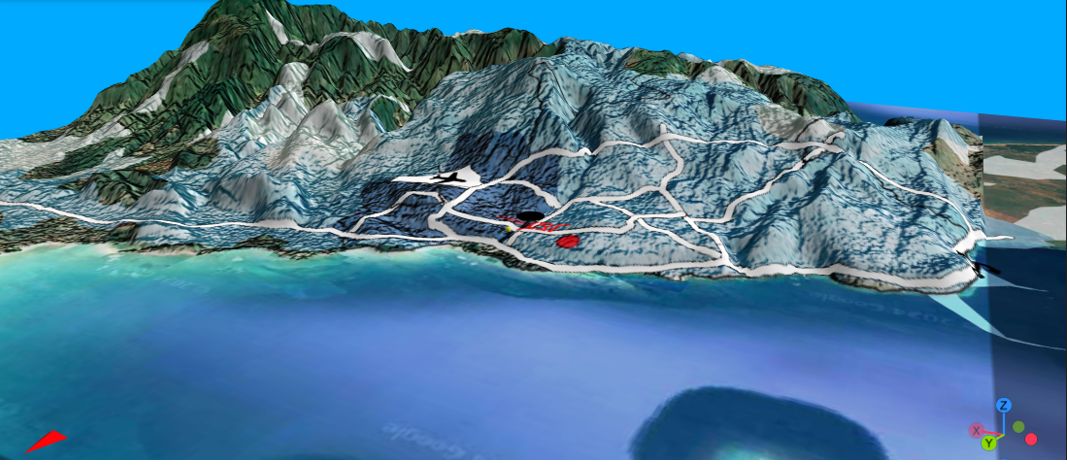 3D Topography Timor (Kupang Area) | Spatialnode