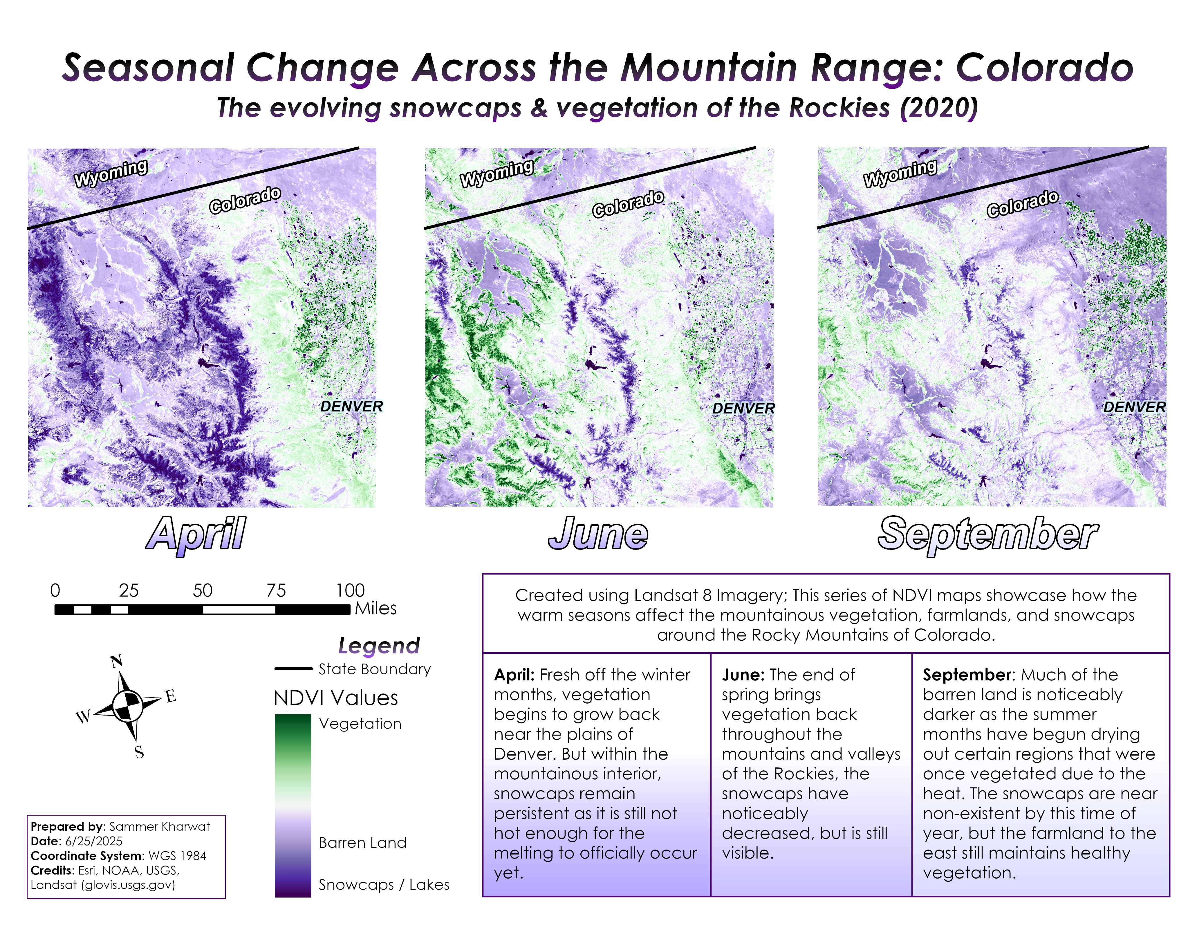 Seasonal Change, Colorado | Spatialnode