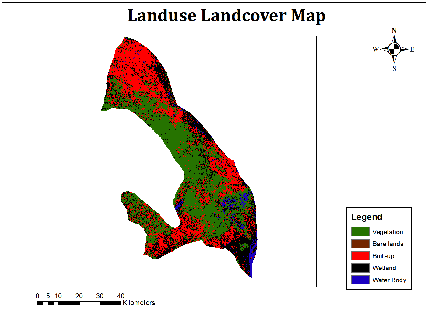 Landuse Landcover Map of LOKOJA | Spatialnode