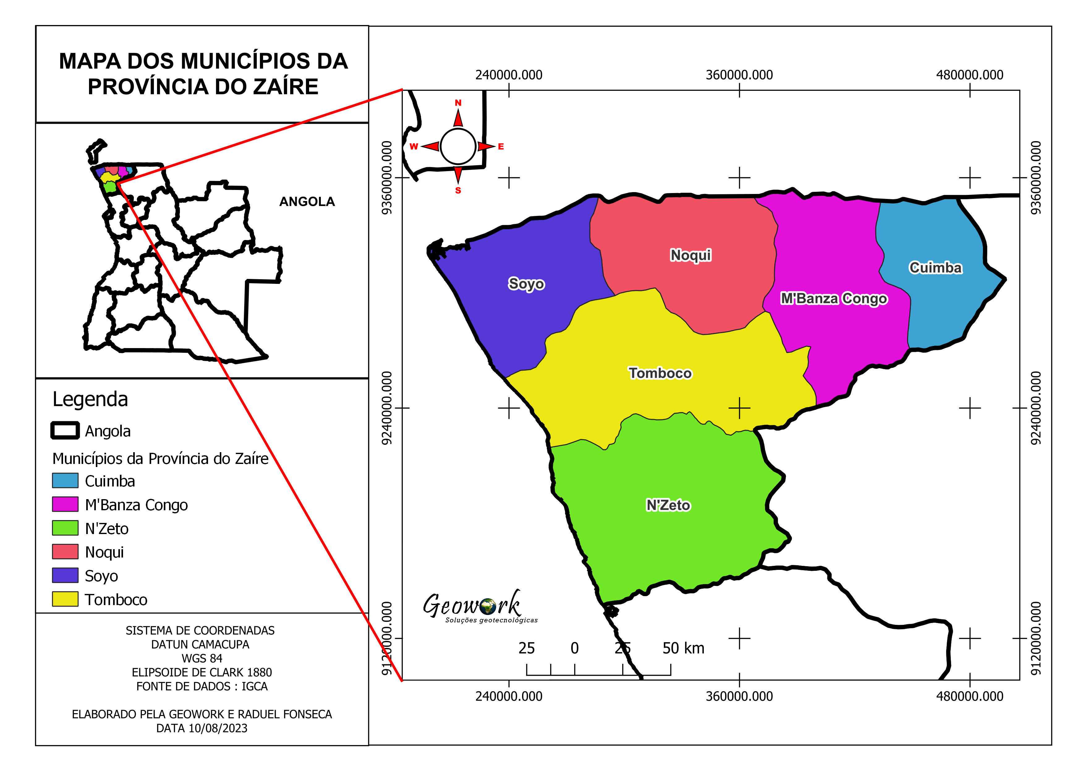 MUNICÍPIOS DO ZAÍRE | Spatialnode