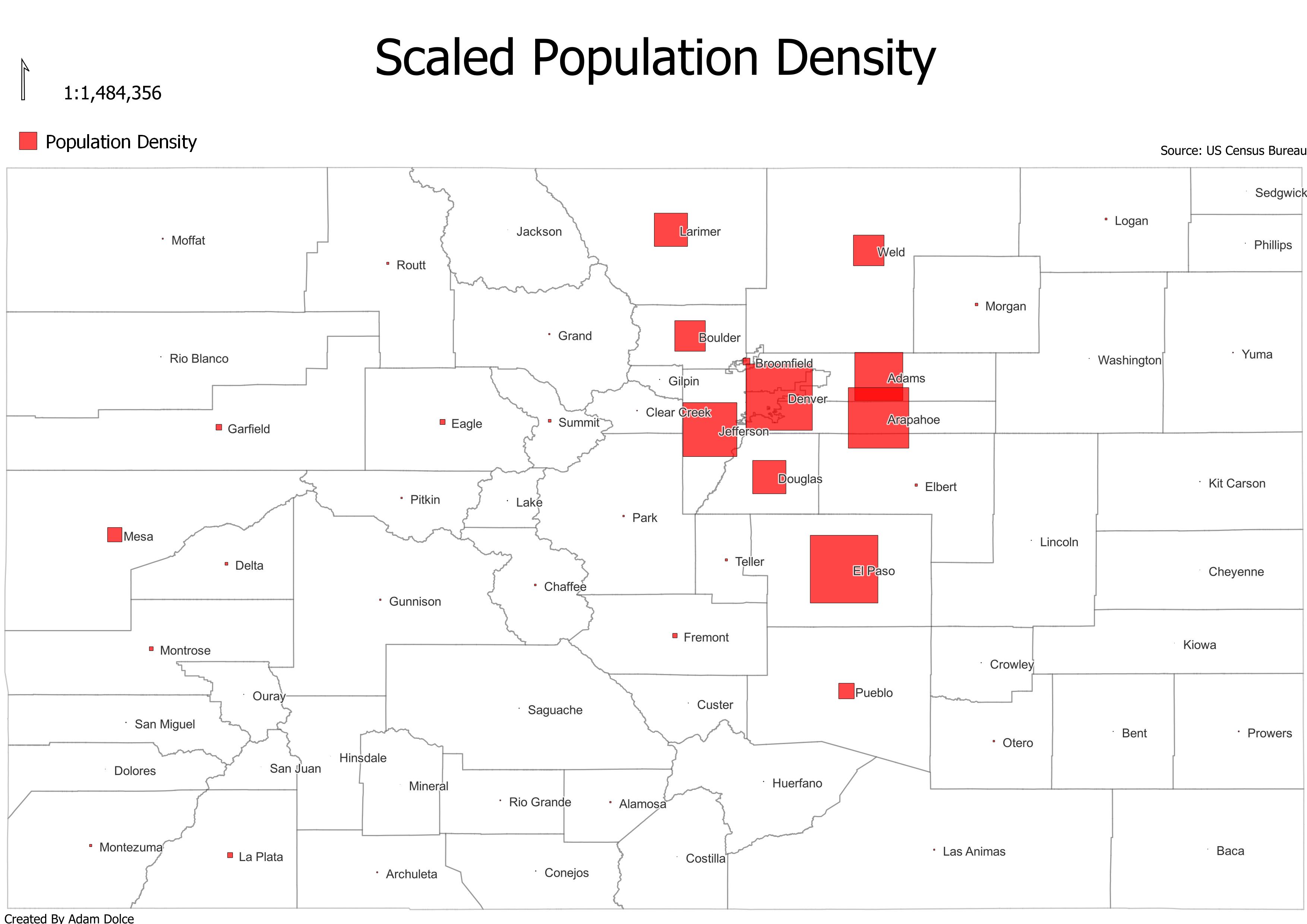 Colorado County Population | Spatialnode