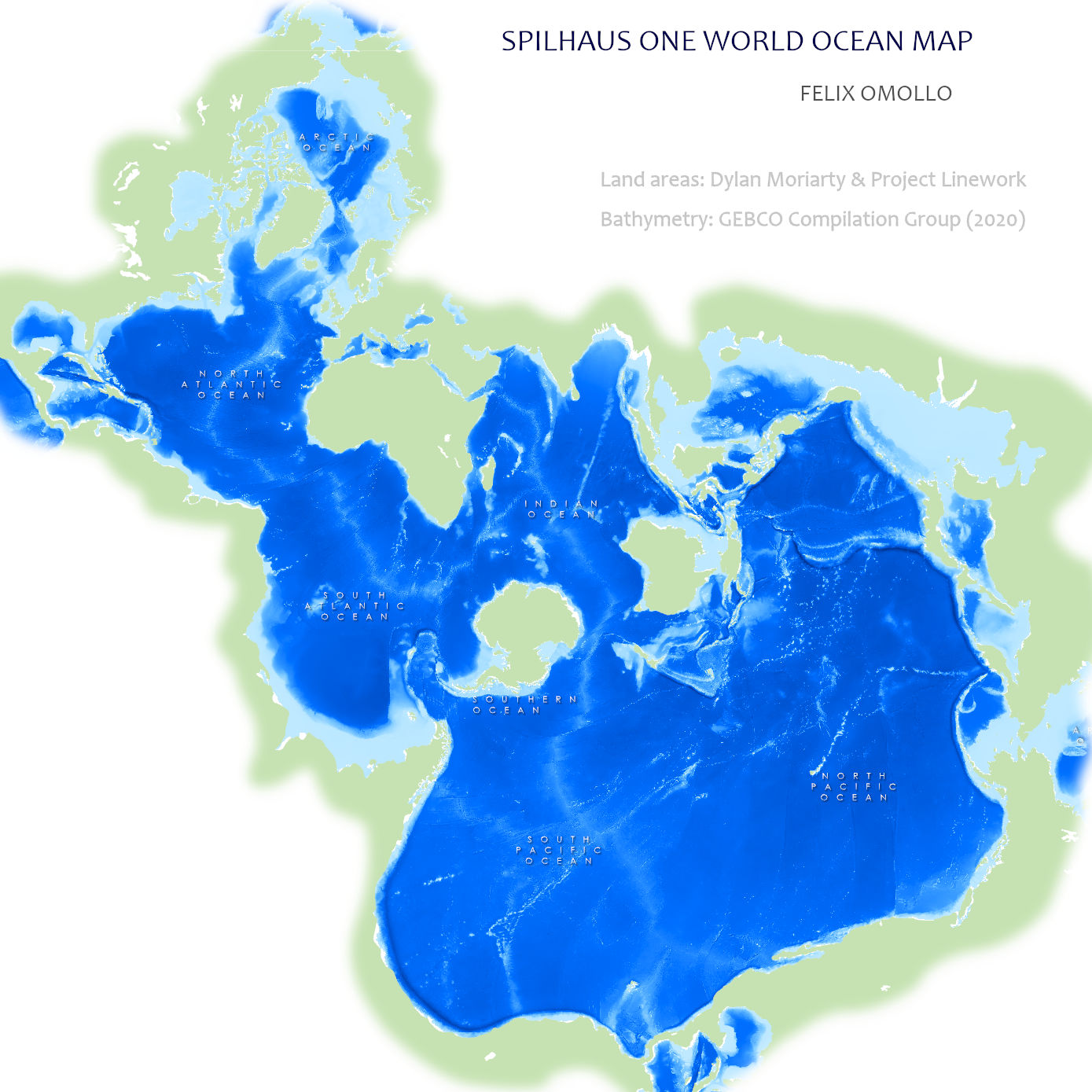 SPILHAUS ONE WORLD OCEAN MAP | Spatialnode