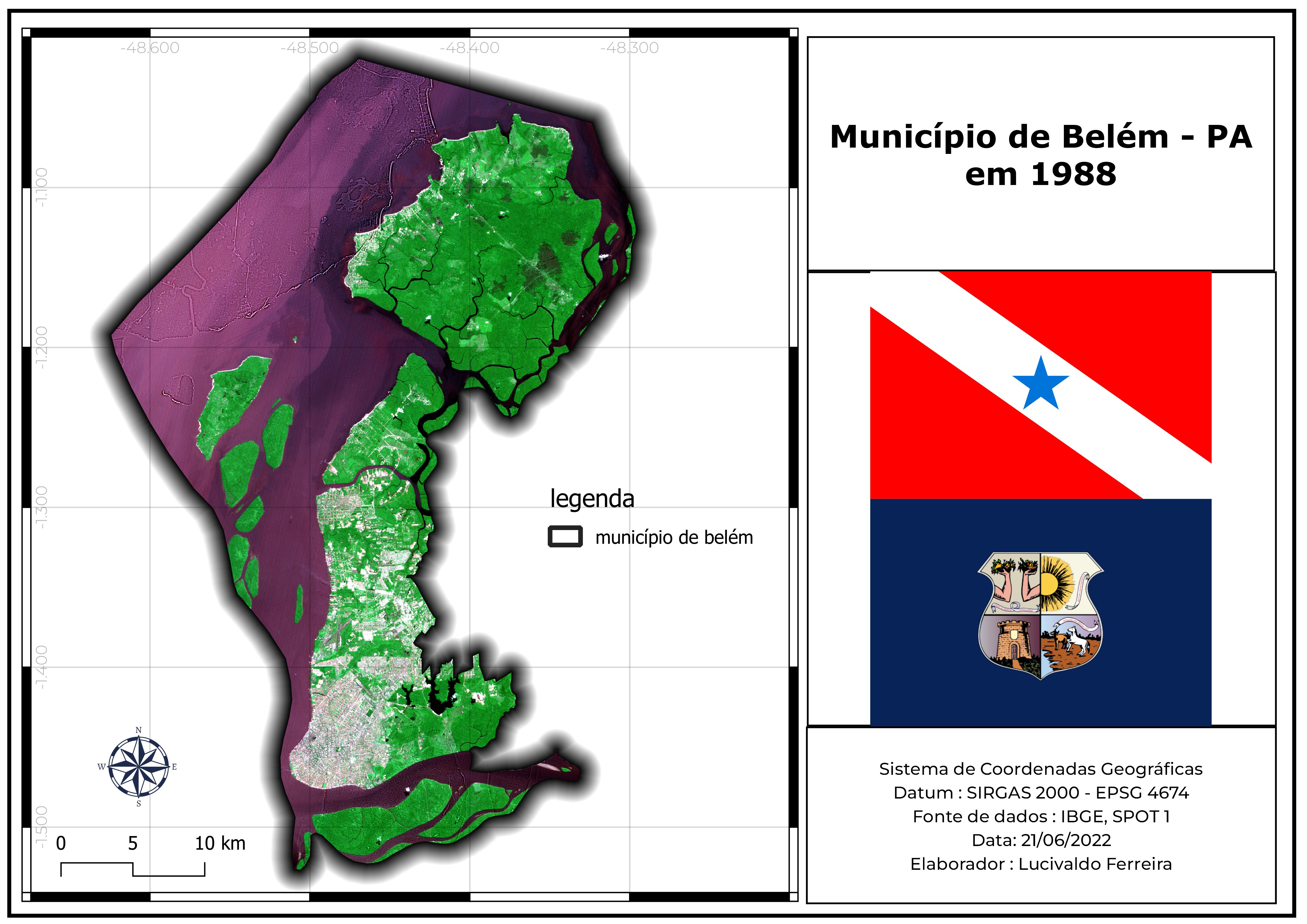 MUNICÍPIO DE BELÉM EM 1988 | Spatialnode
