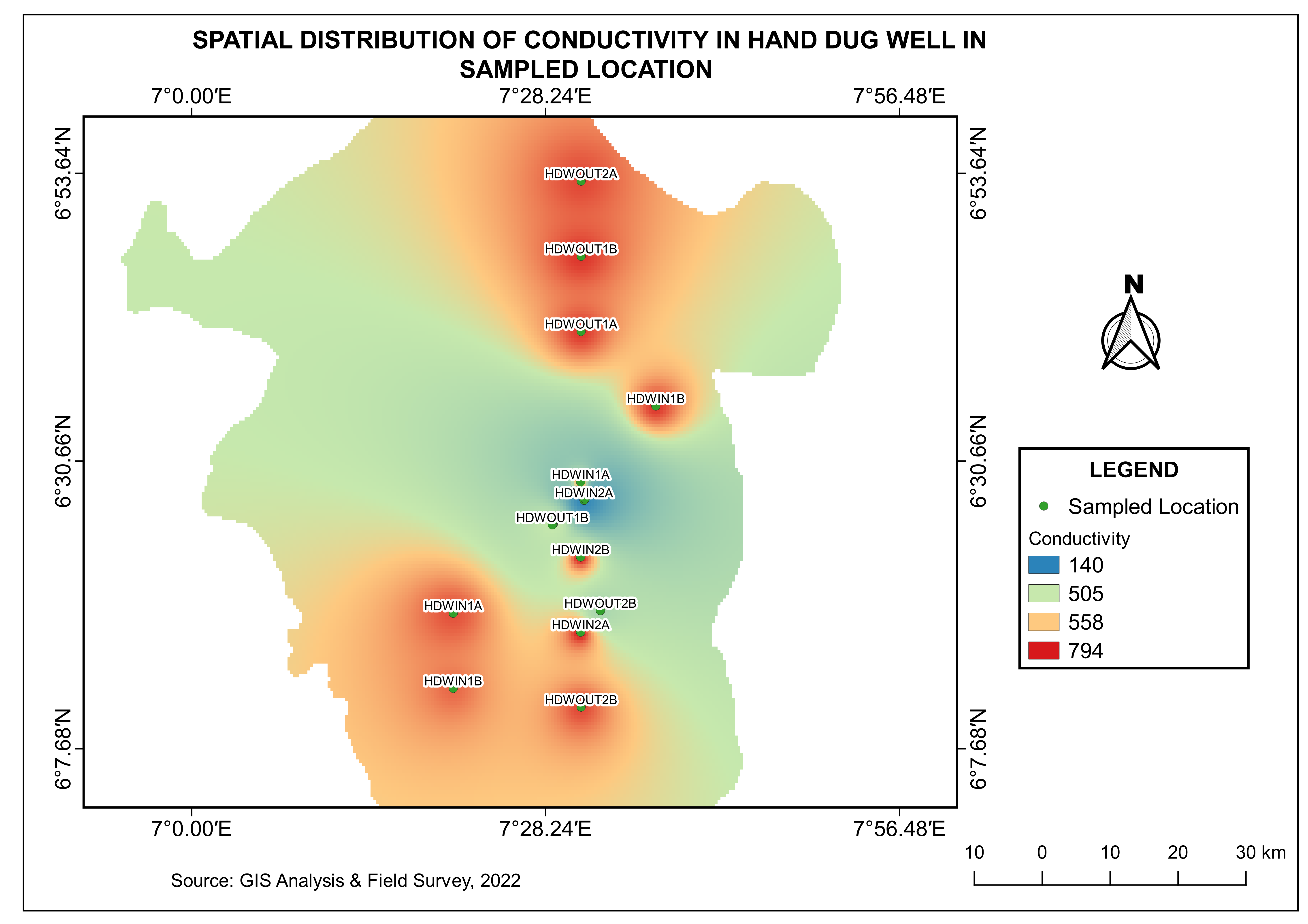 Spatial Distribution of Conductivity | Spatialnode