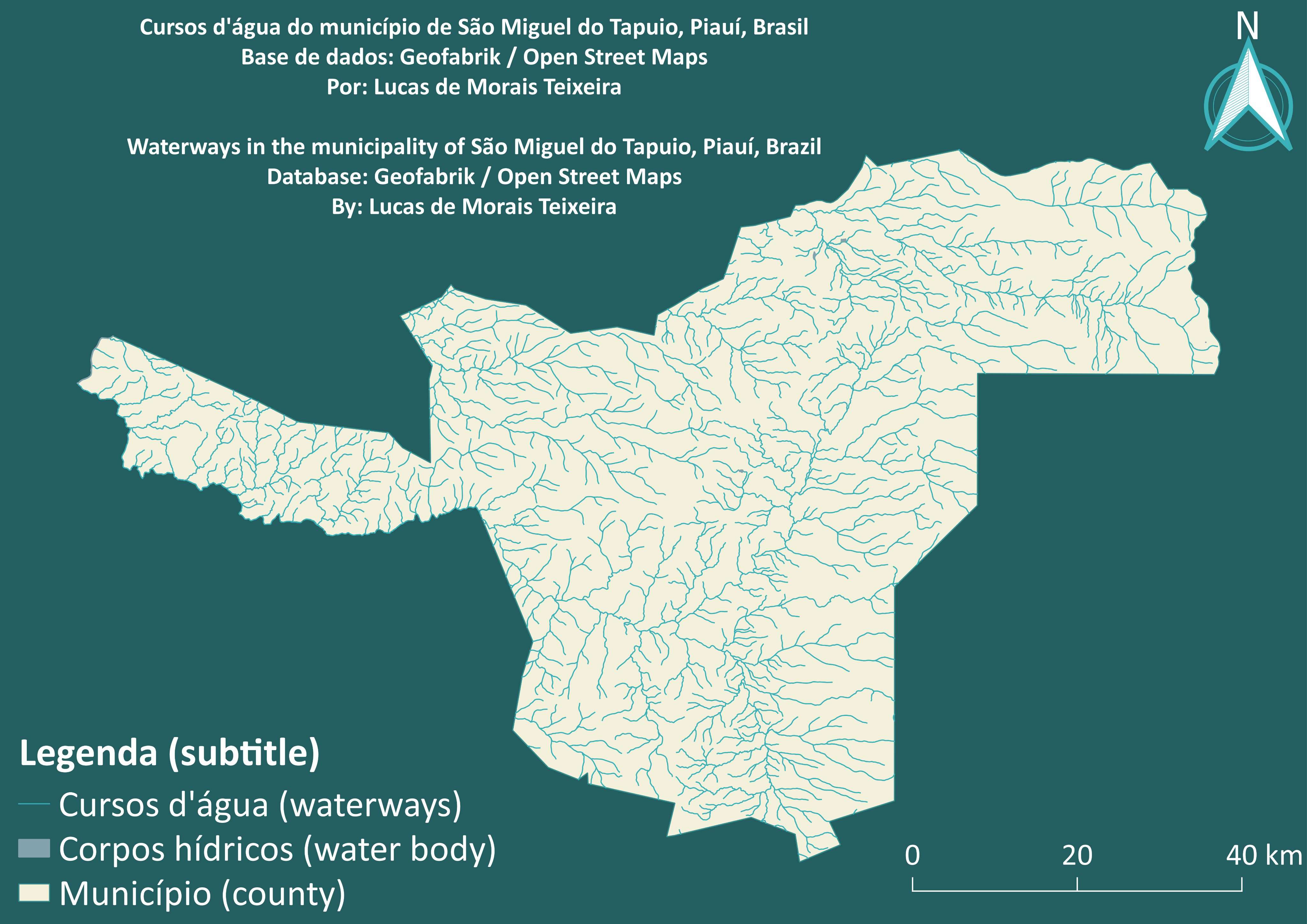 Caminhos de água - São Miguel do Tapuio | Spatialnode