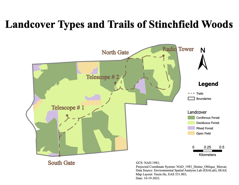Mapping Georeferencing Stinchfield Woods | Spatialnode