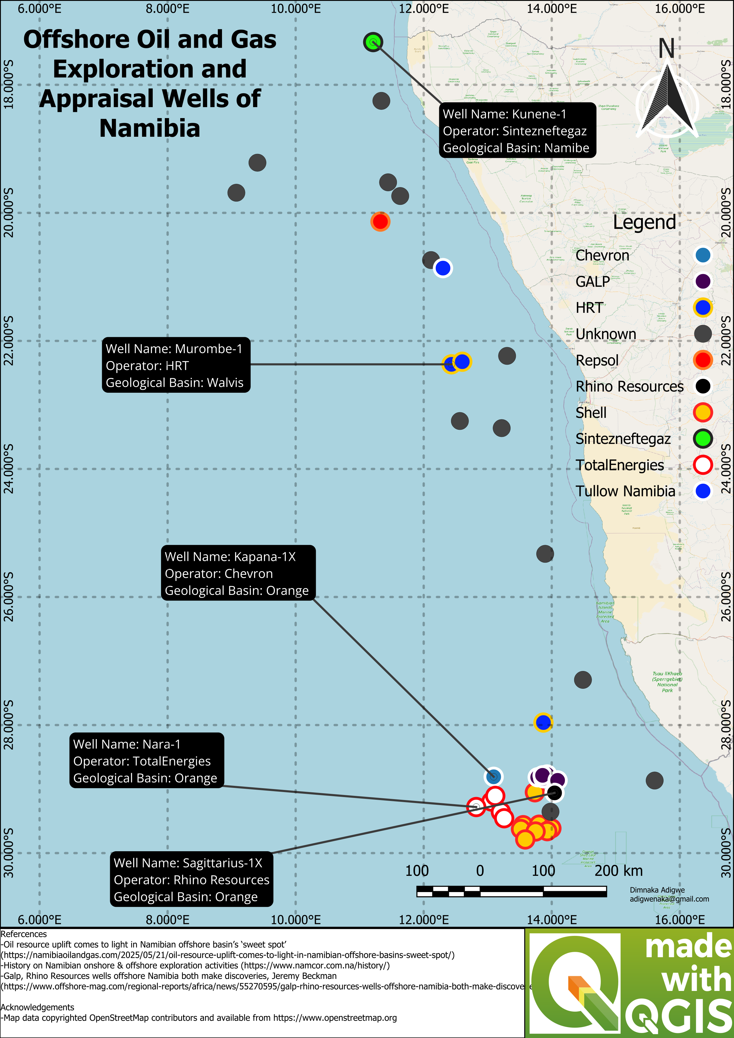 Offshore Appraisal and Explorarion Wells | Spatialnode