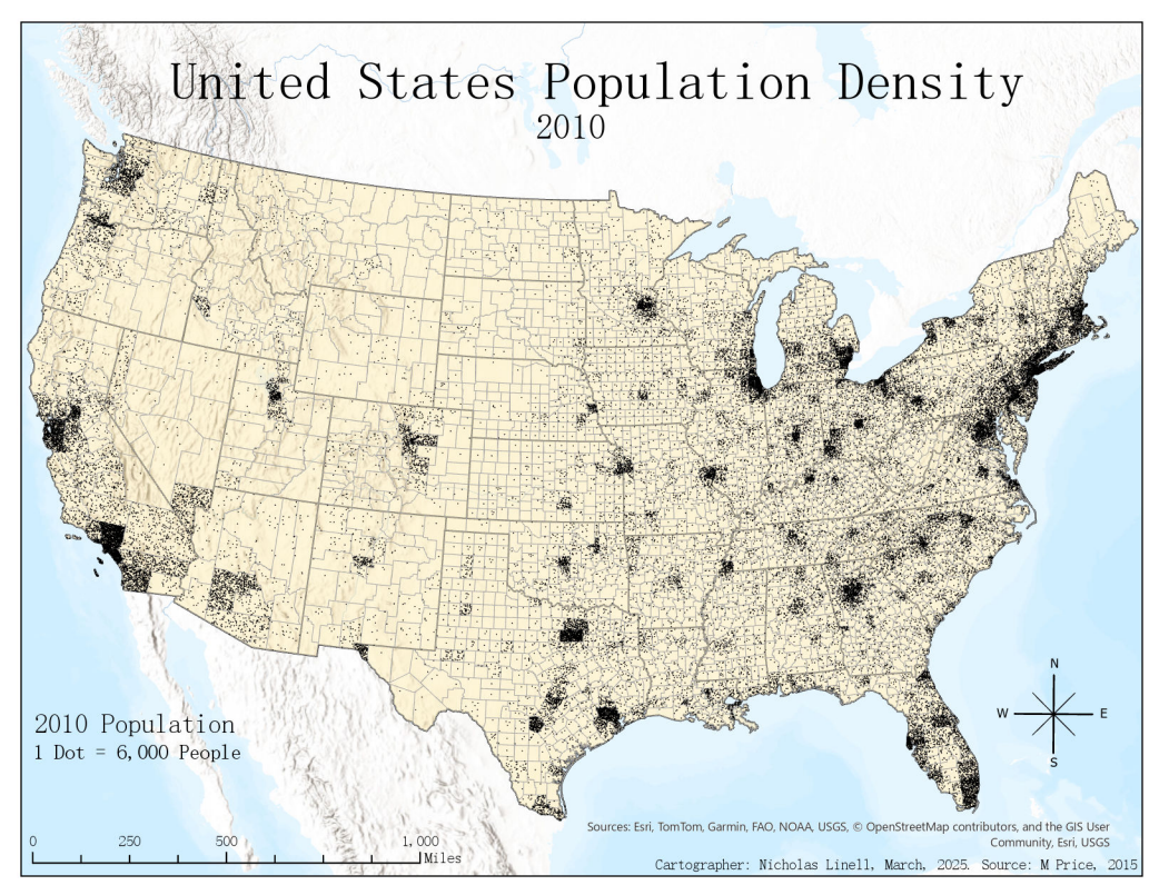 United States Population Density | Spatialnode