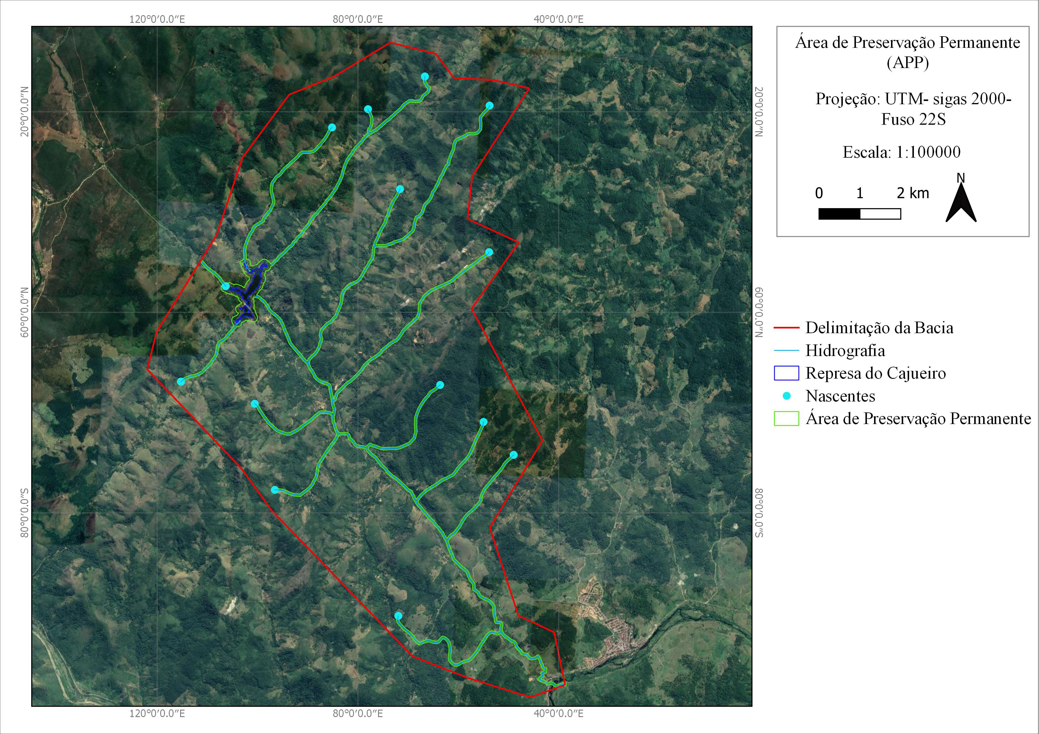 Mapa de Área de Preservação Permanente | Spatialnode