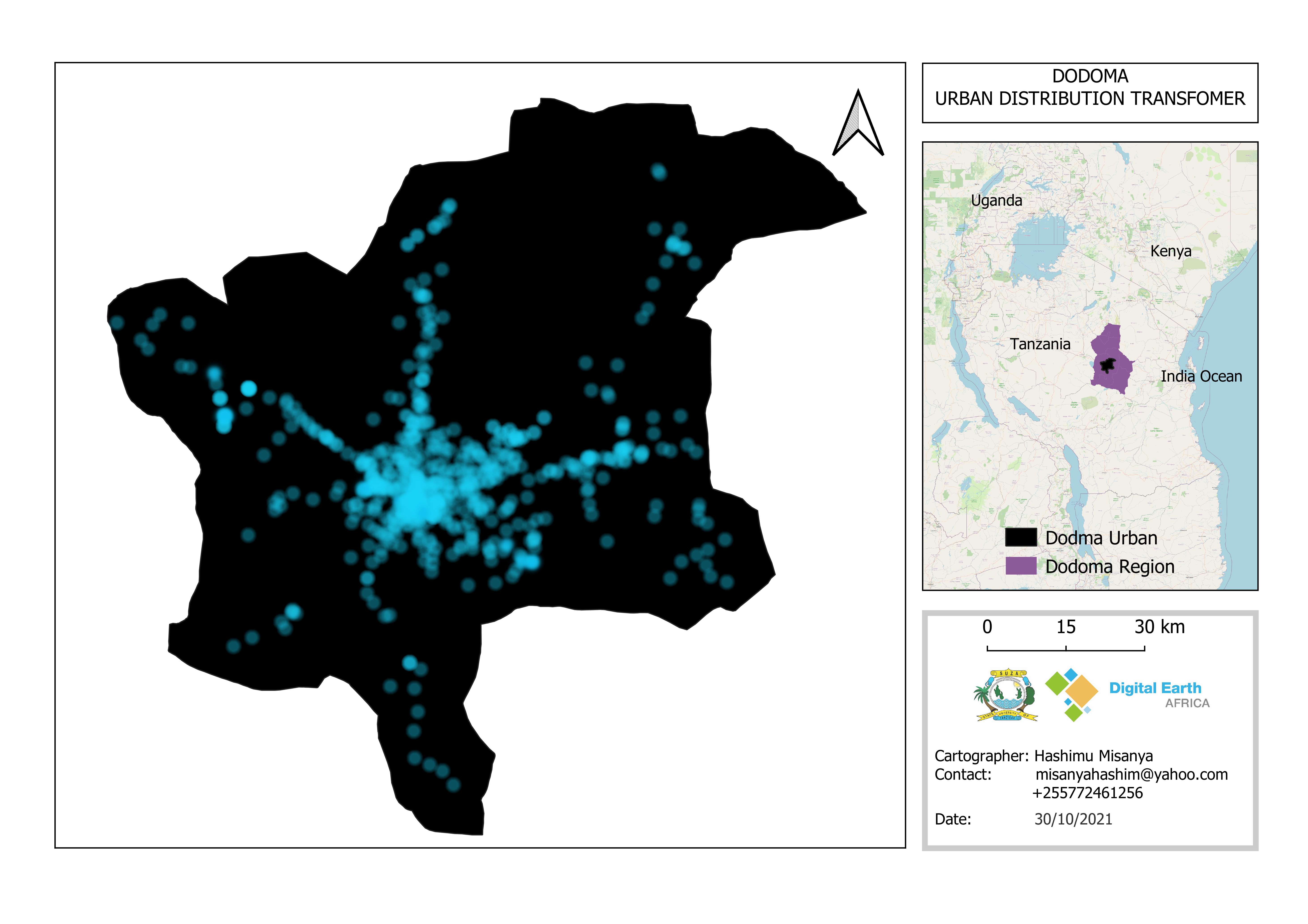 dodoma town distribution transfomer | Spatialnode