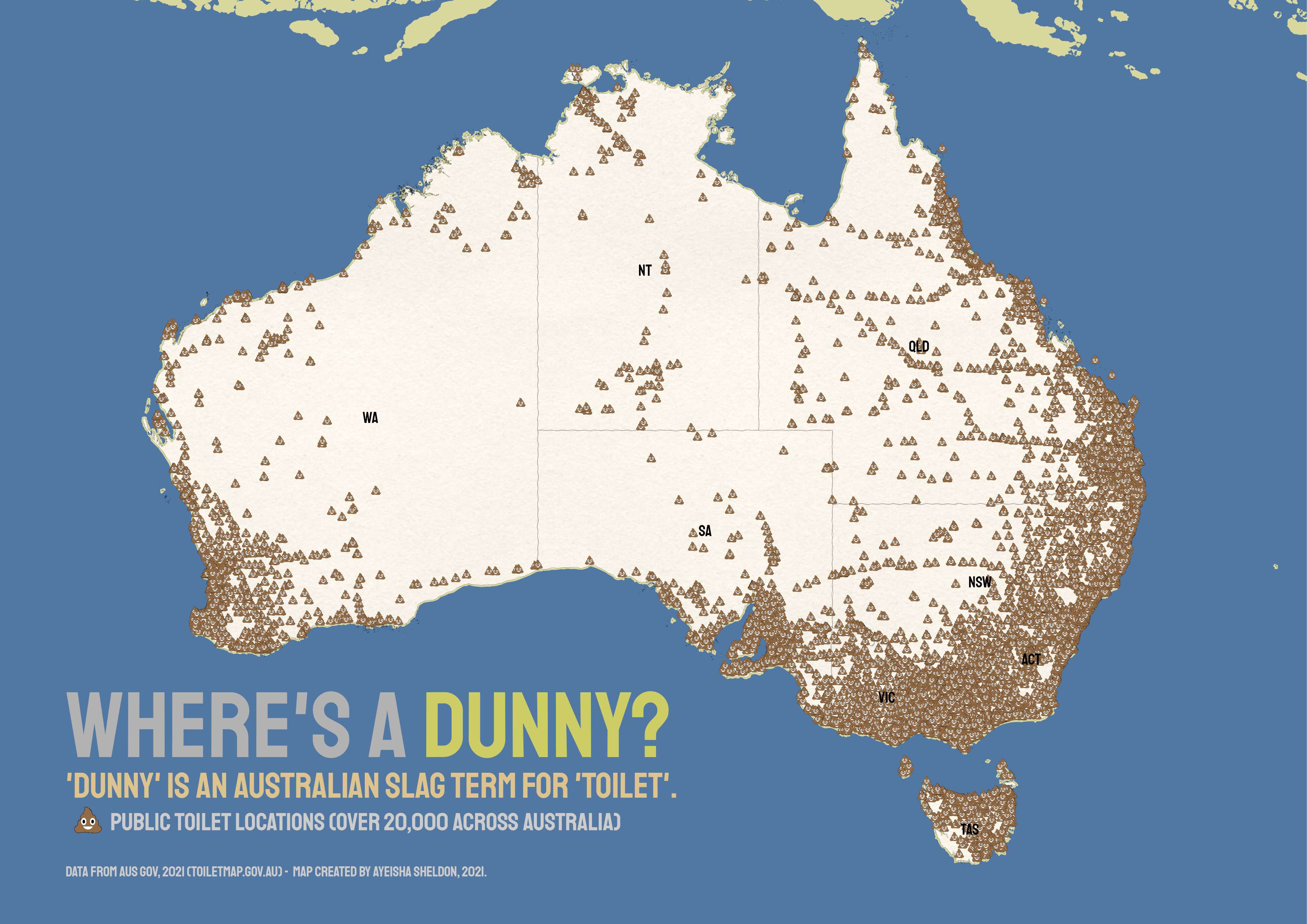 Where's a dunny down under? #Australia | Spatialnode