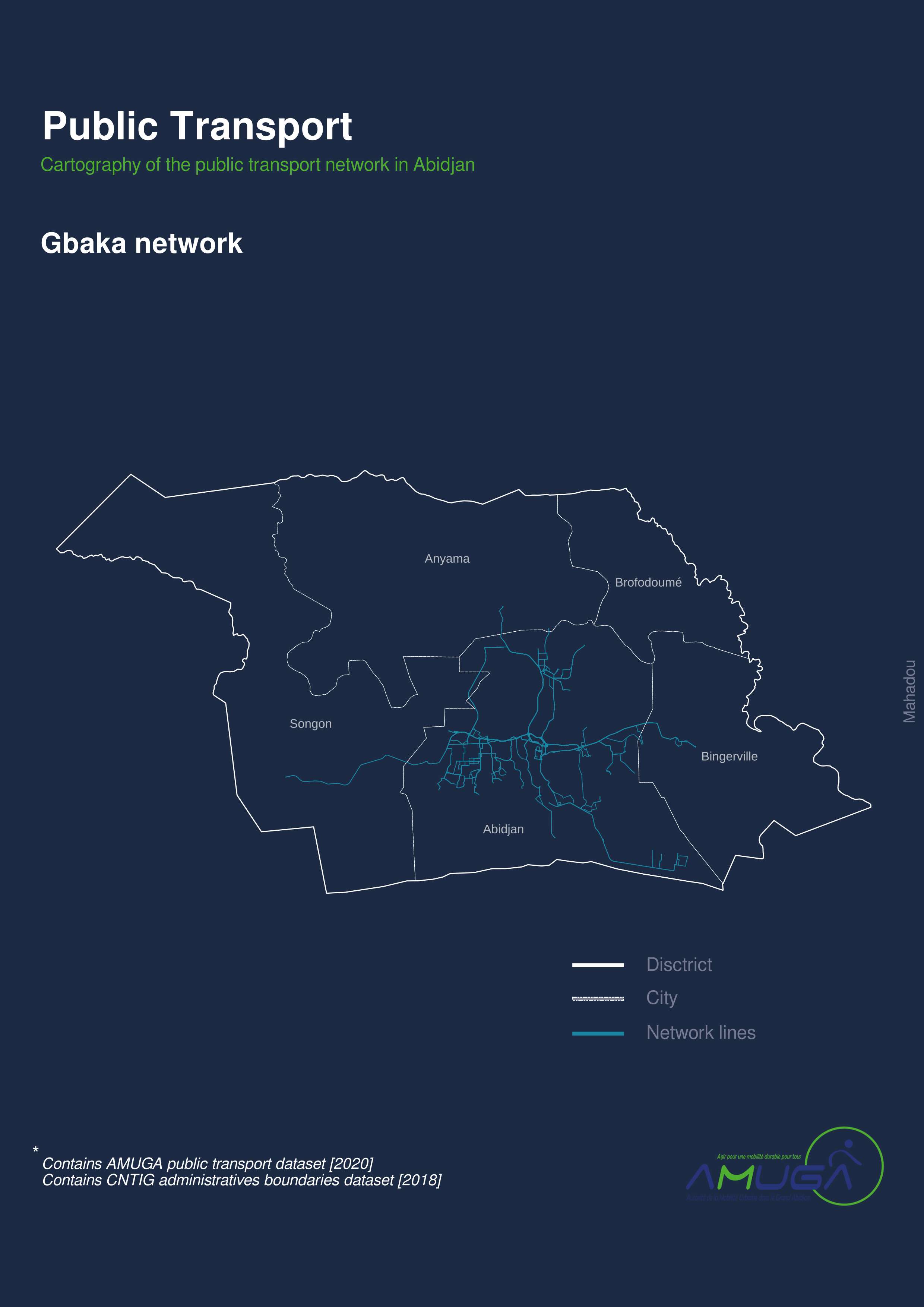 Cartography of public transport network | Spatialnode
