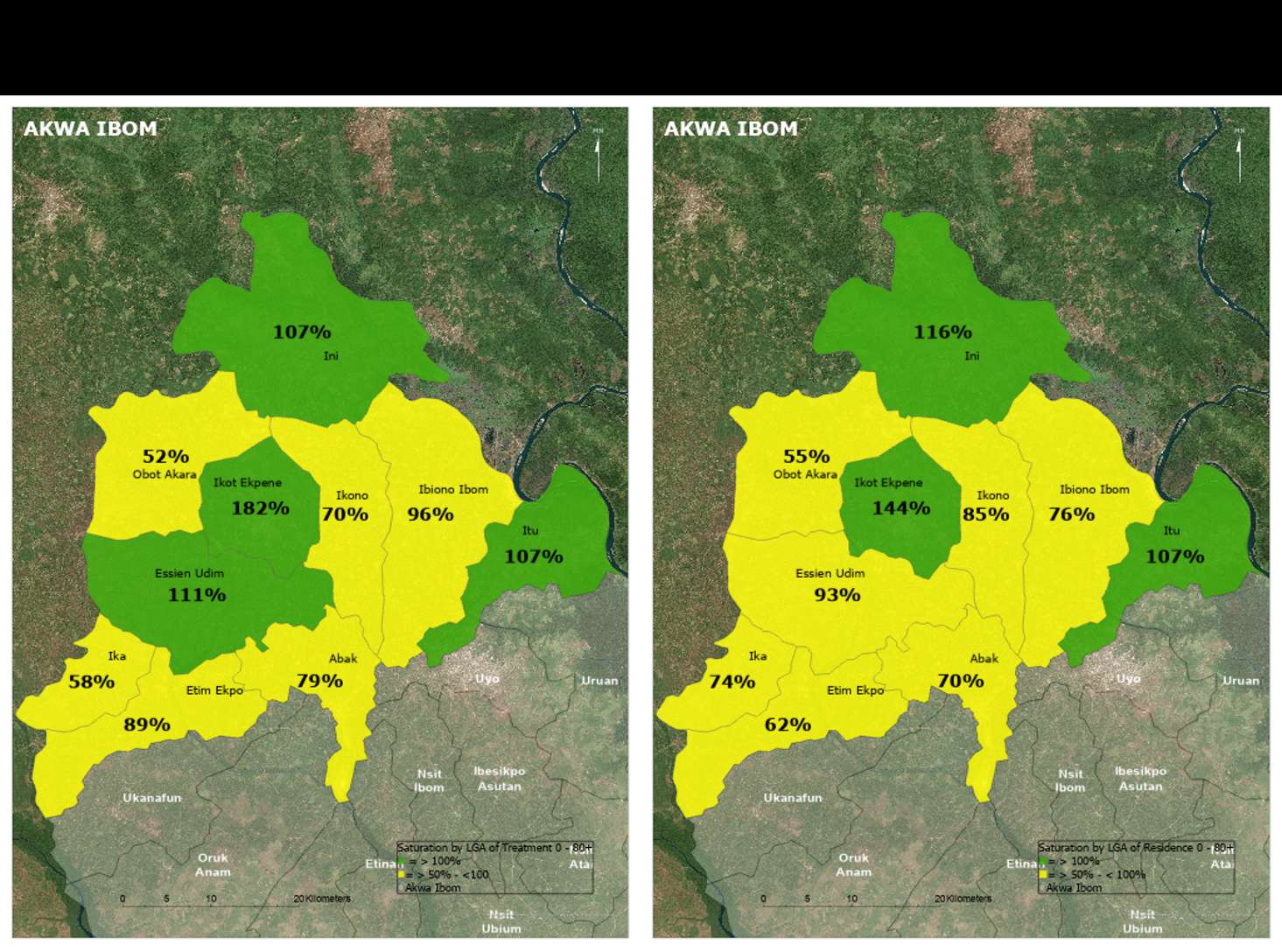 Saturation comparism | Spatialnode
