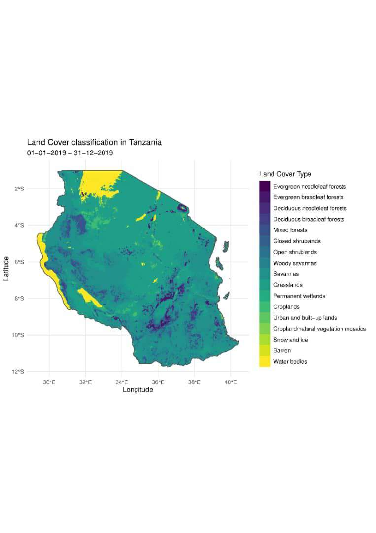 Landcover map of Tanzania | Spatialnode