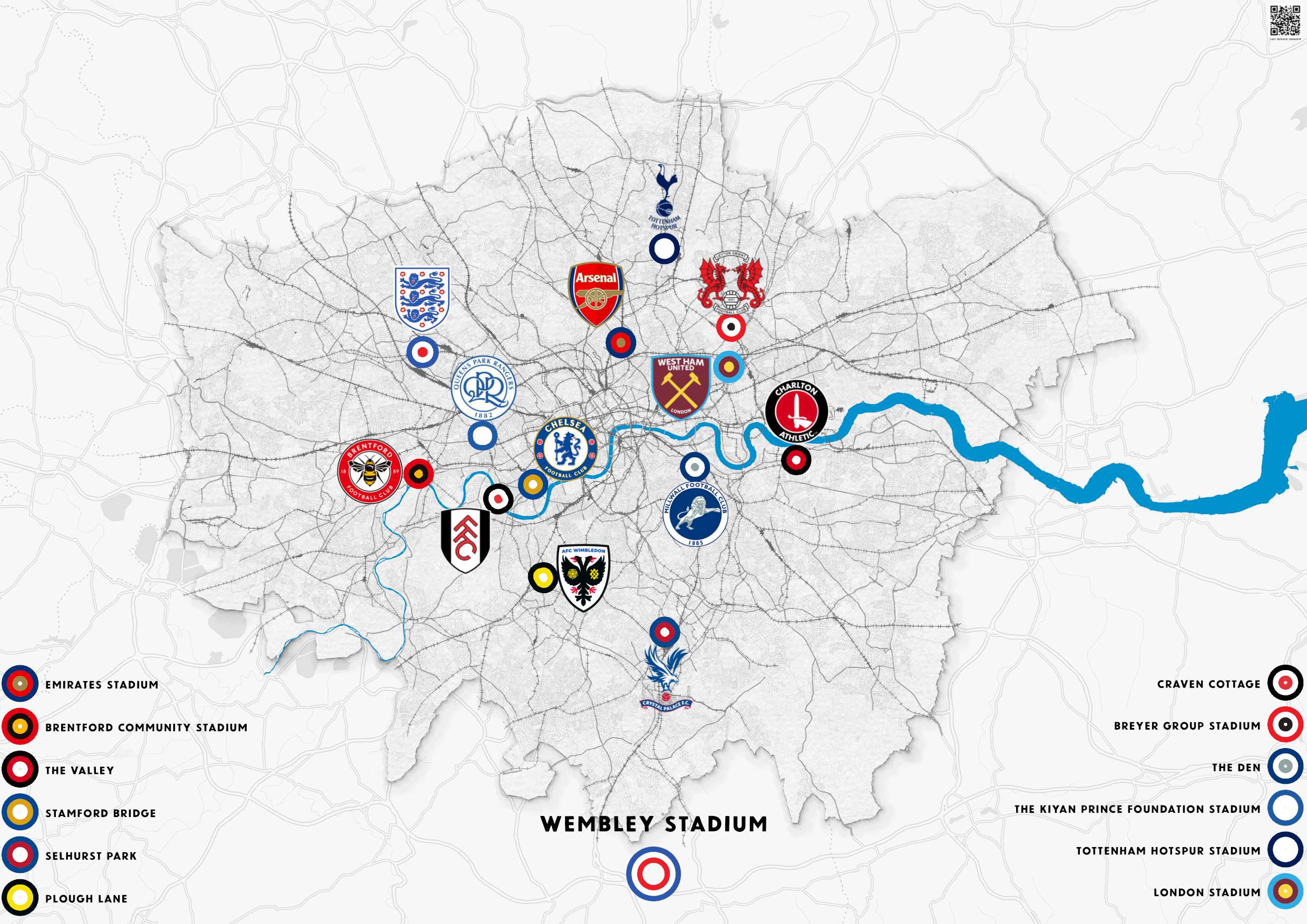 London and its Stadiums | Spatialnode
