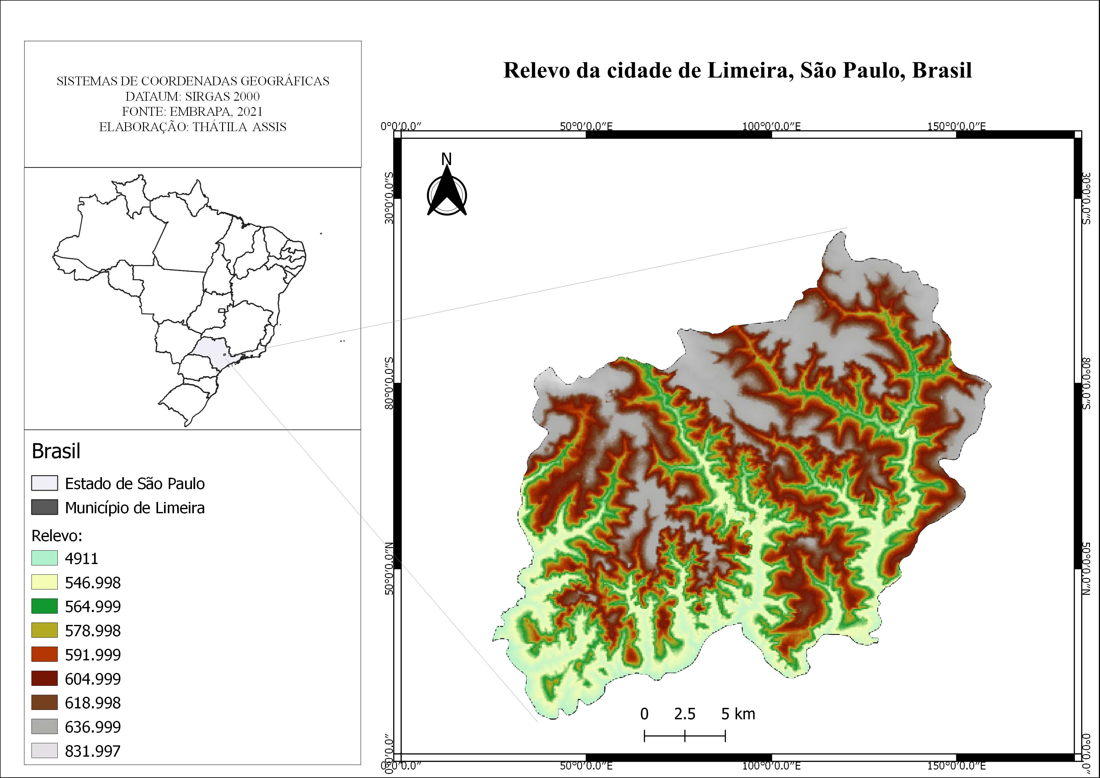 Mapa de Relevo | Spatialnode