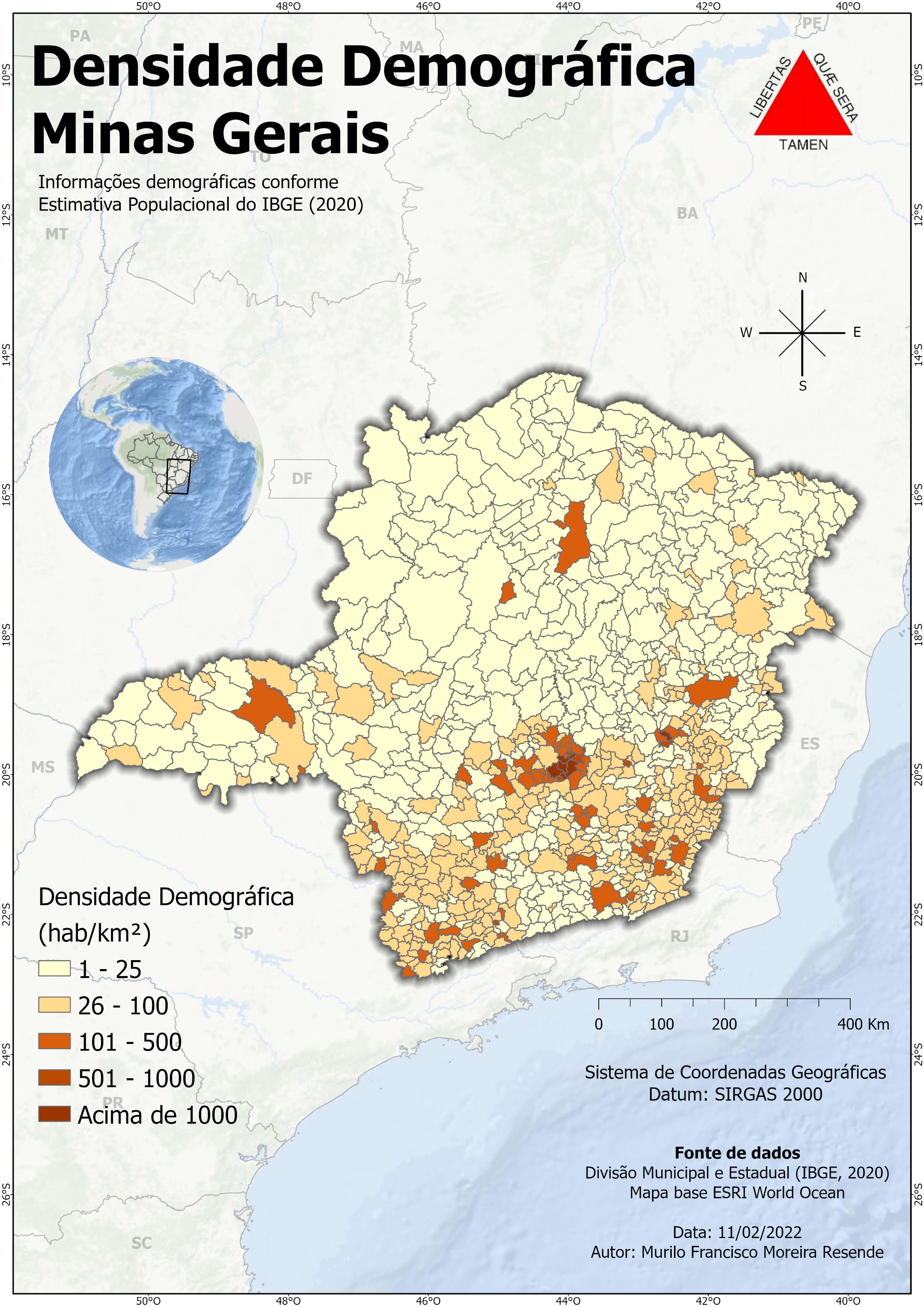 Mapa Geografico De Minas Gerais - FDPLEARN
