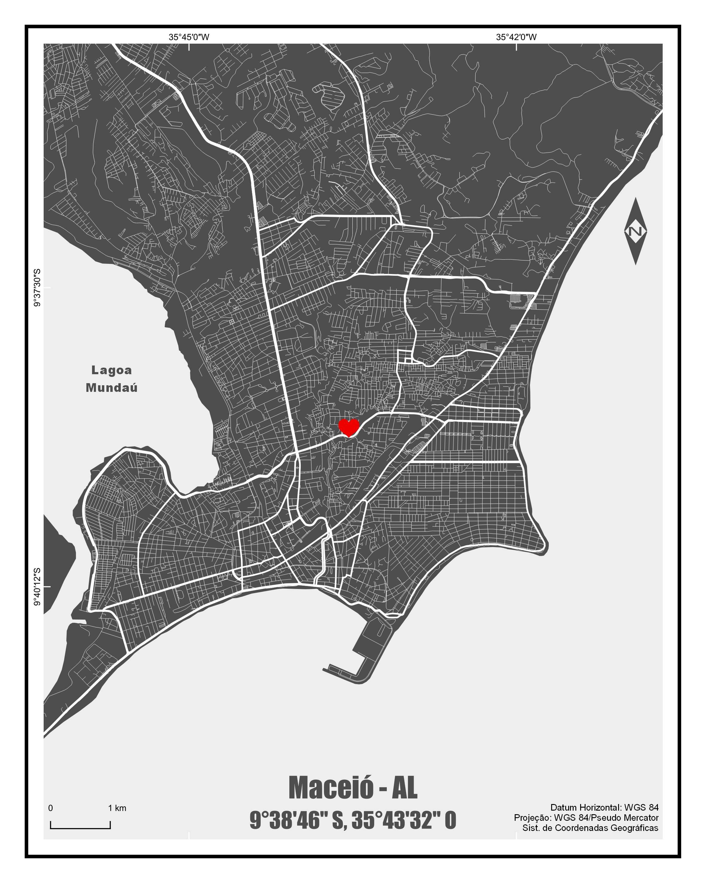 Mapa poster | Spatialnode