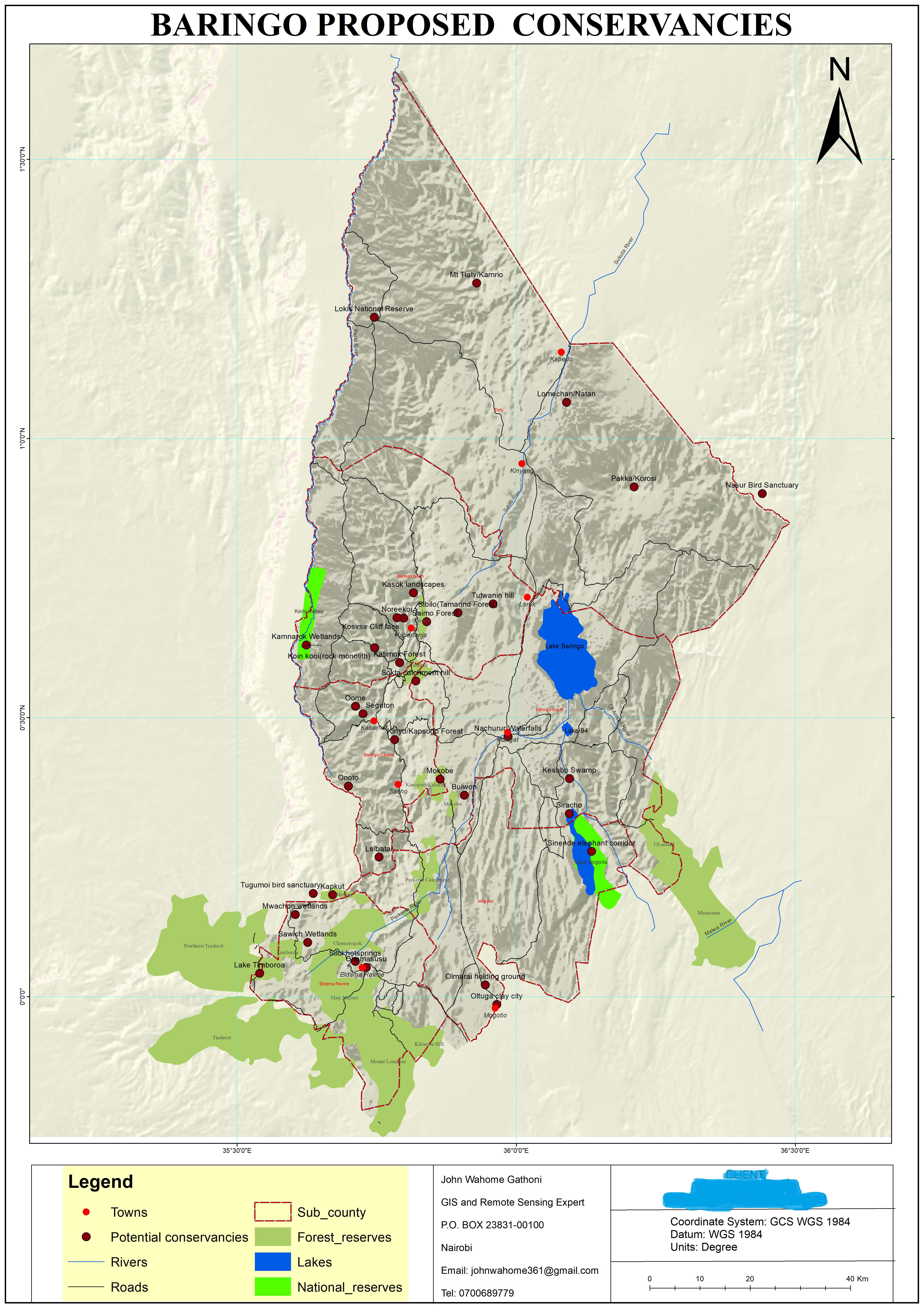 BARINGO COUNTY PROPOSED CONSERVANCIES | Spatialnode