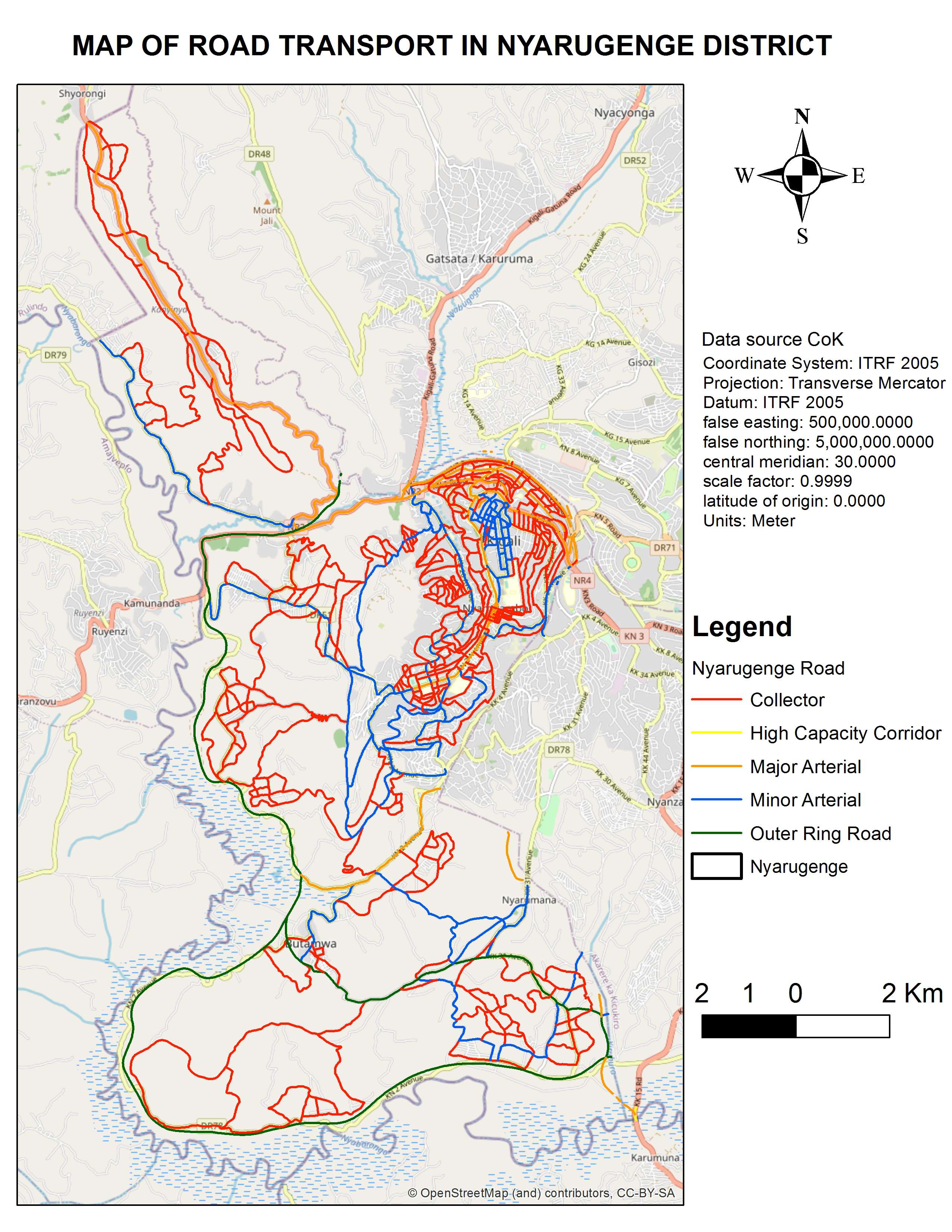 MAP OF ROADS | Spatialnode