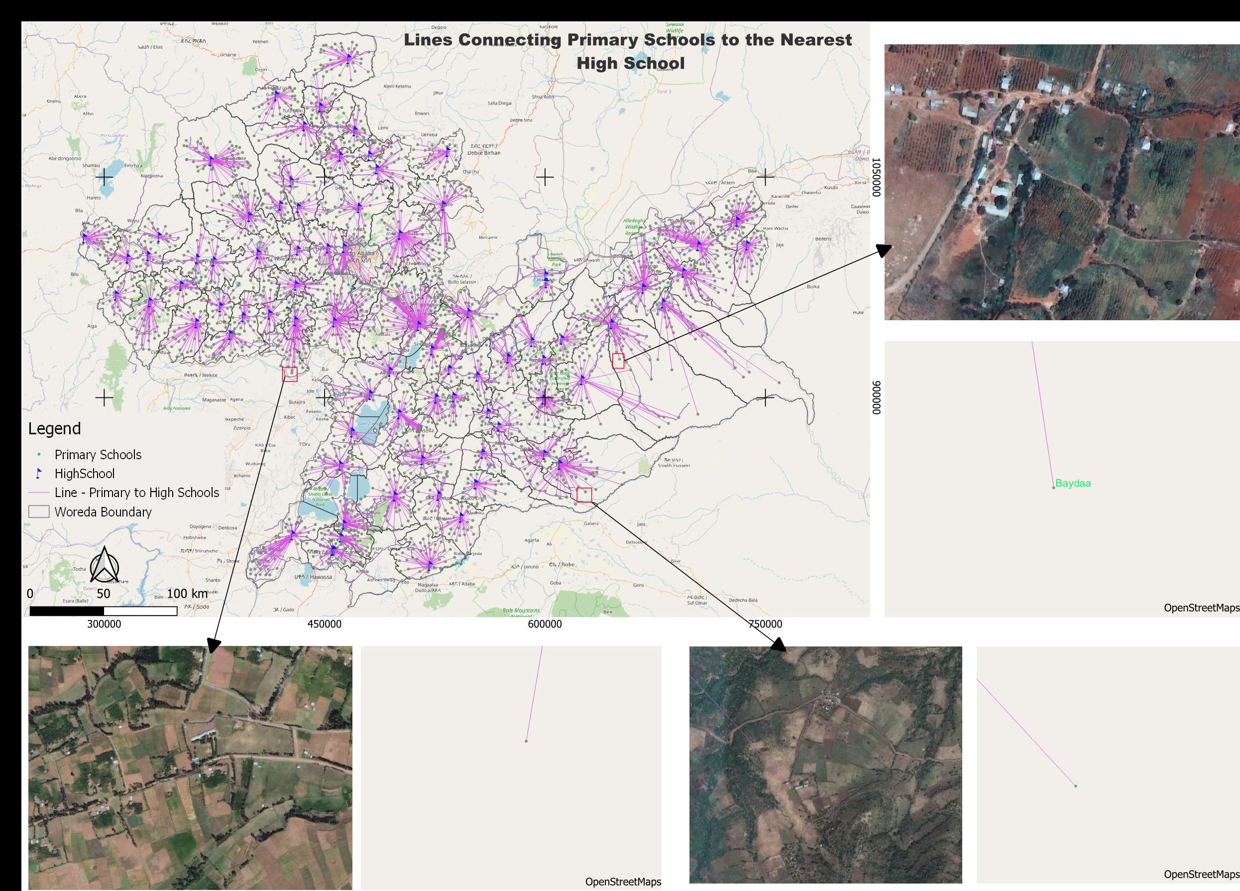 School network - unavailability of OSM | Spatialnode